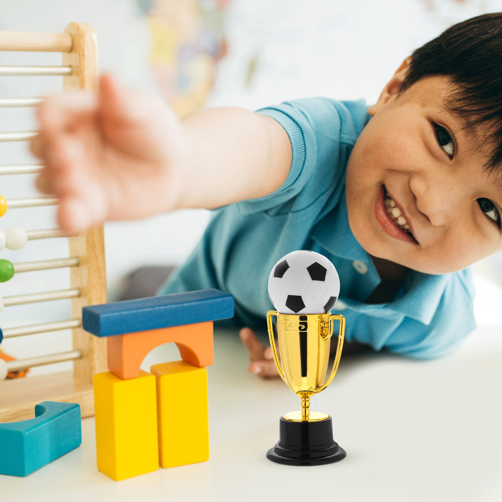 CTIRCHIU Plastic Golden Small Trophies for Children Award Party Games ...