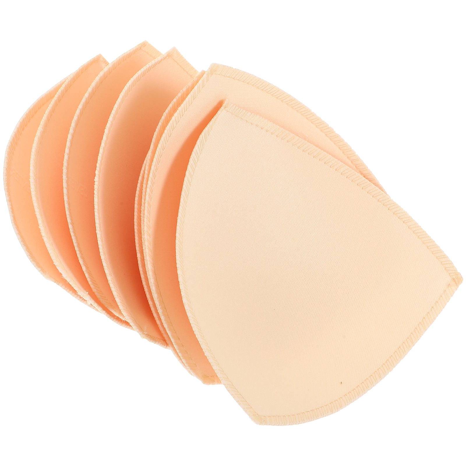 CTIRCHIU 4 Pairs Sponge Bra Pads for Body Inserts in Light Yellow and ...