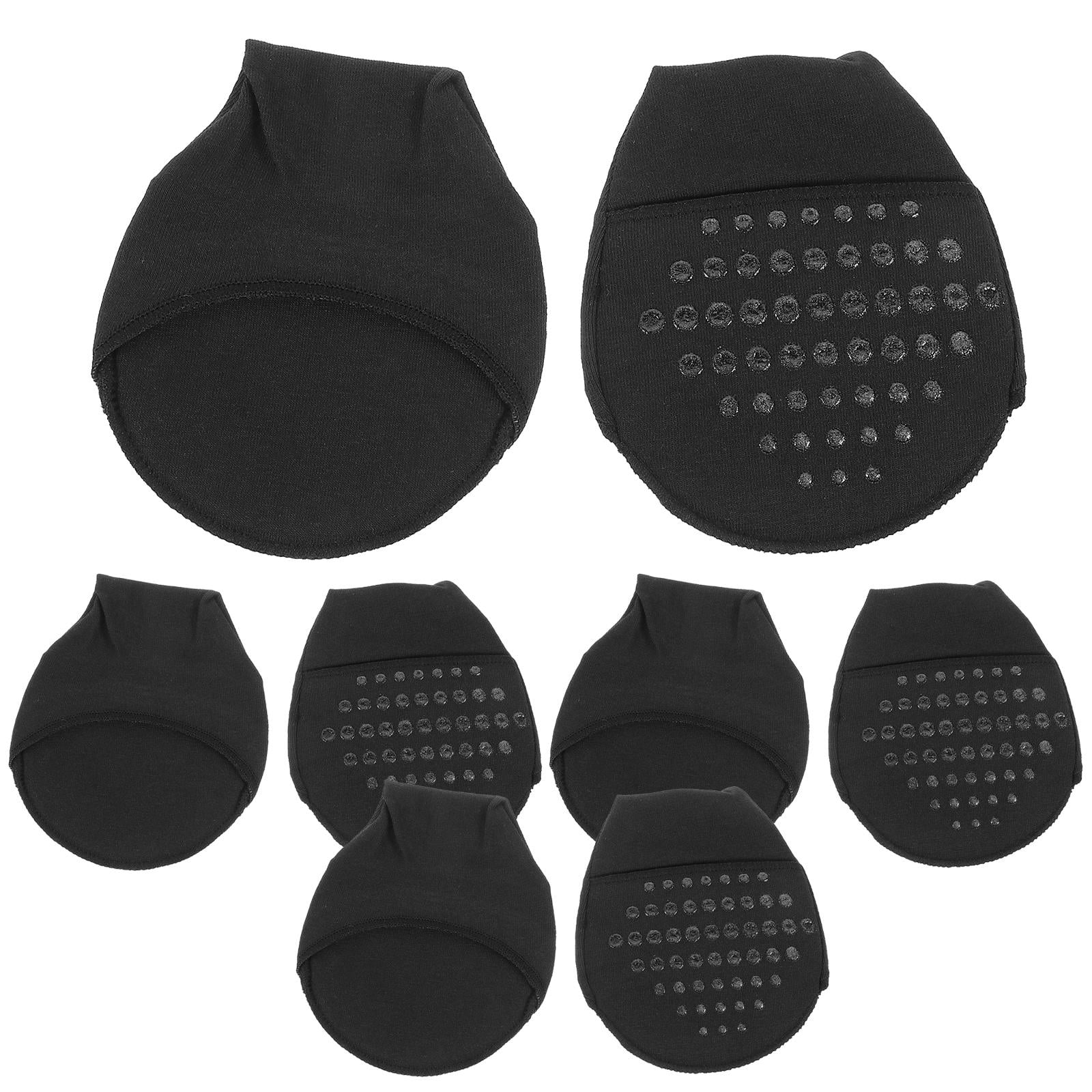 CTIRCHIU 4 Pairs Toe Topper Liner Socks for Work Boots Women Black ...