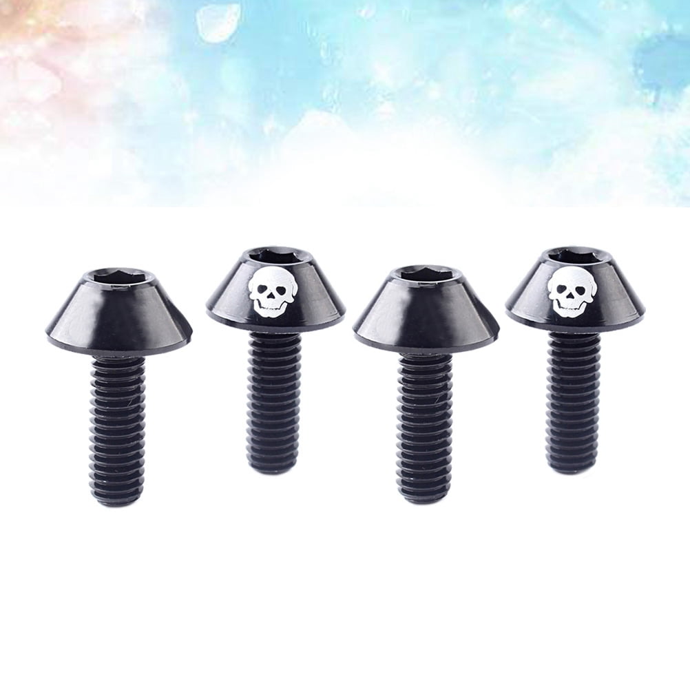CTIRCHIU 4Pcs Black Aluminium Alloy Bike Brake Screw Compatible with ...