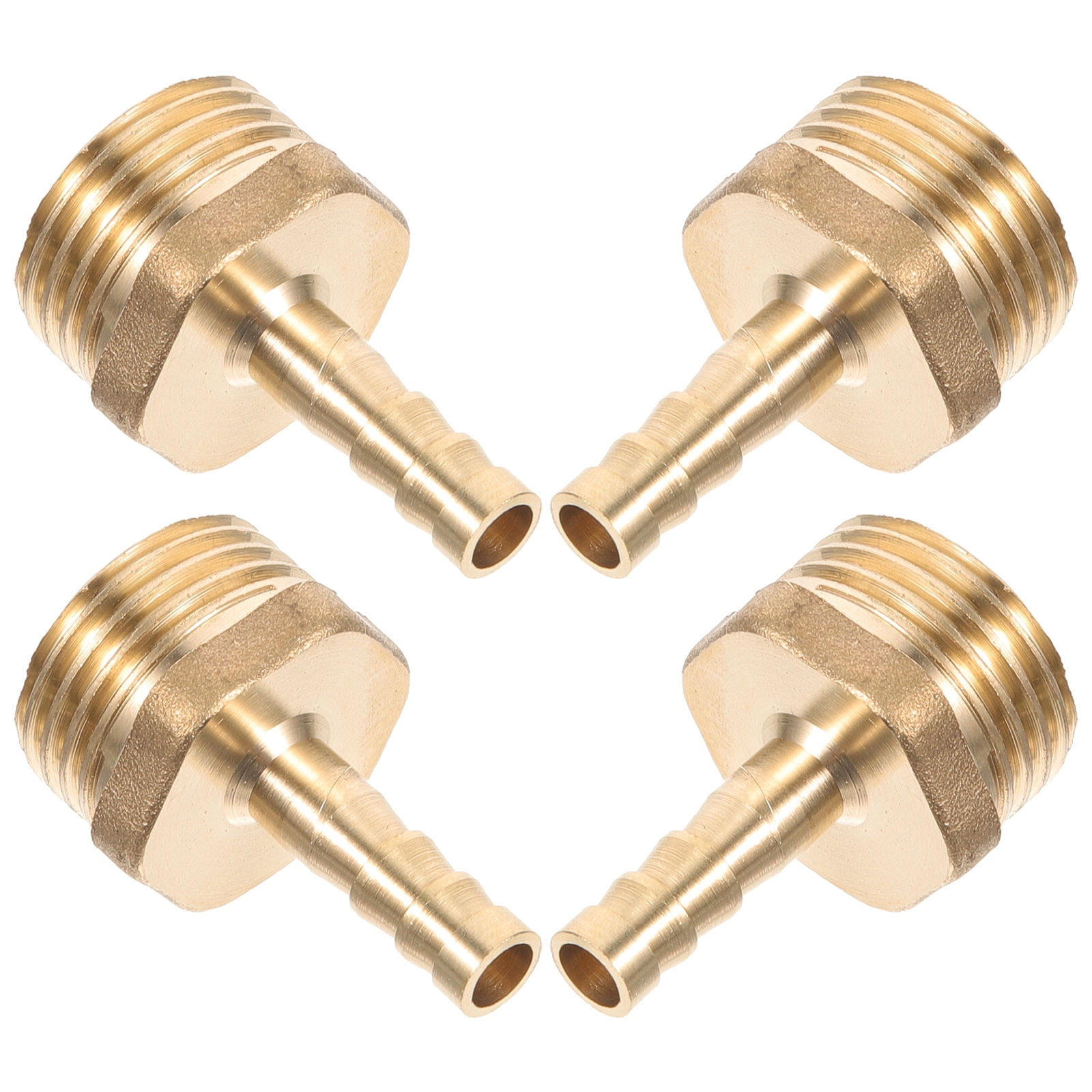 CTIRCHIU 4pcs Golden Copper Pex Fittings Tapered Thread for Plumbing ...