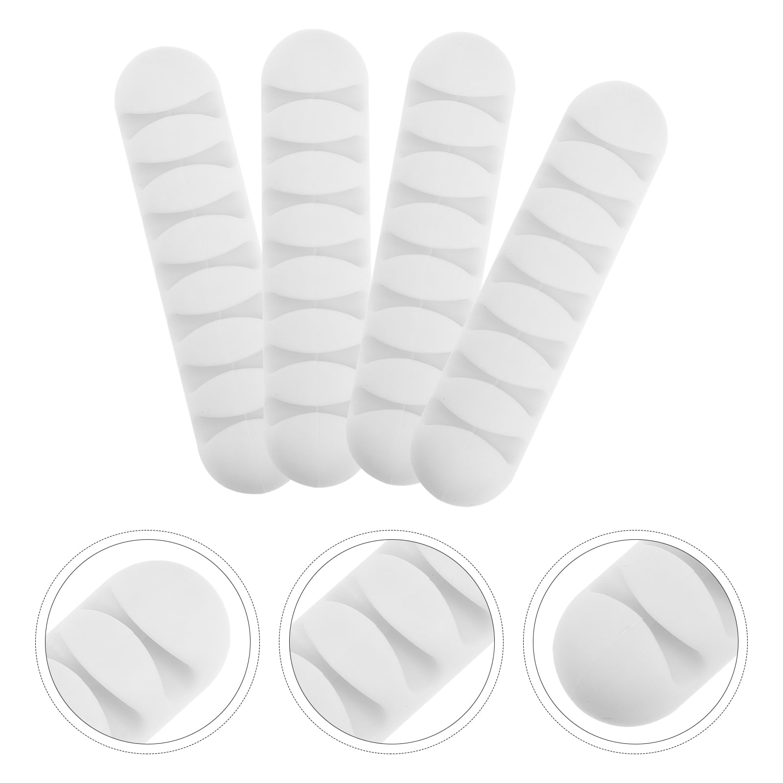 CTIRCHIU 4Pcs Rectangular Wire Organizers for Cable Management 3.1x0 ...