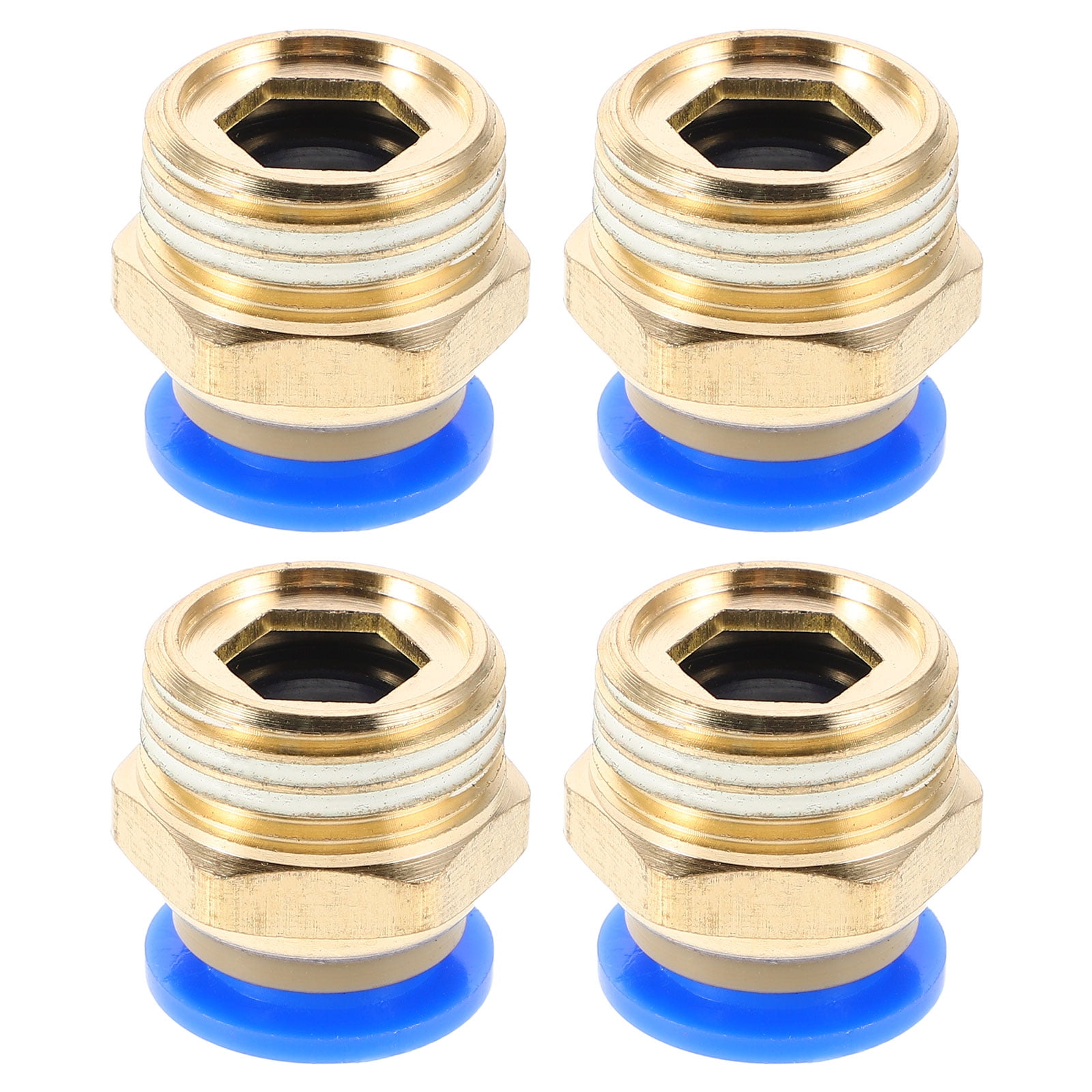 CTIRCHIU Copper Quick Connect Air Fittings Golden Push to Connect for ...
