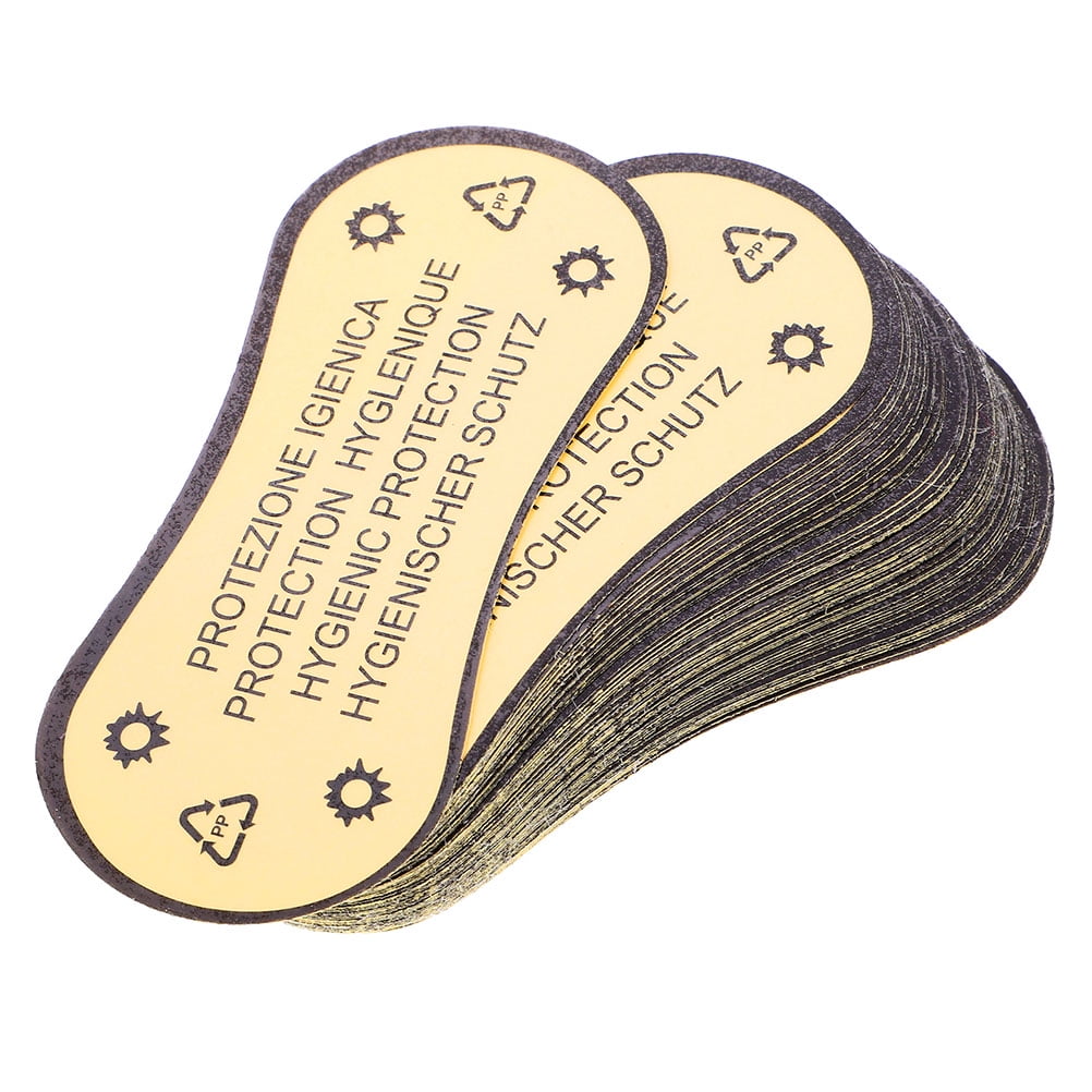 CTIRCHIU 50Pcs Protective Labels for Swimsuits Black PVC Adhesive ...