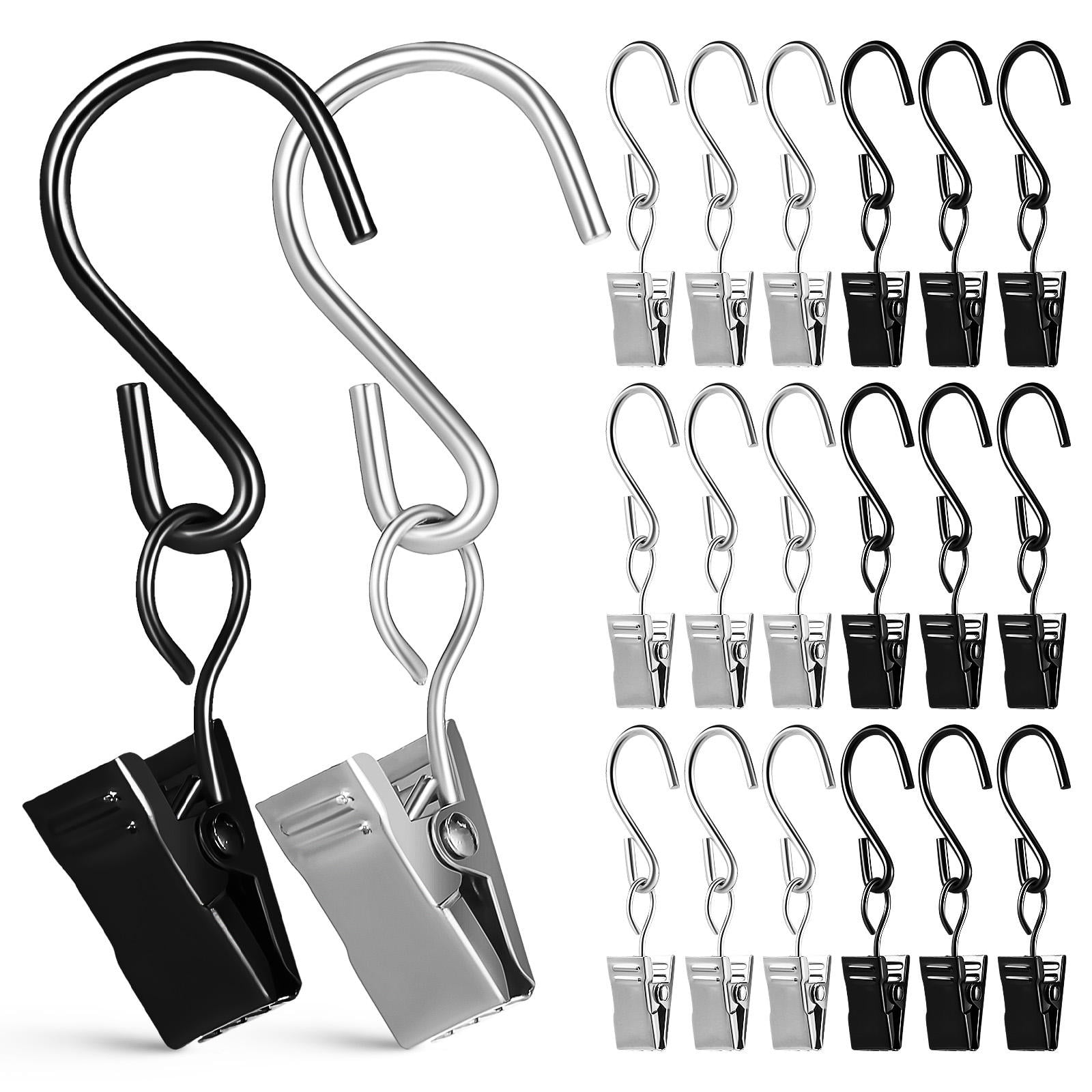 CTIRCHIU 50Pcs Iron Curtain Clips for Attaching to Rod or String Home ...