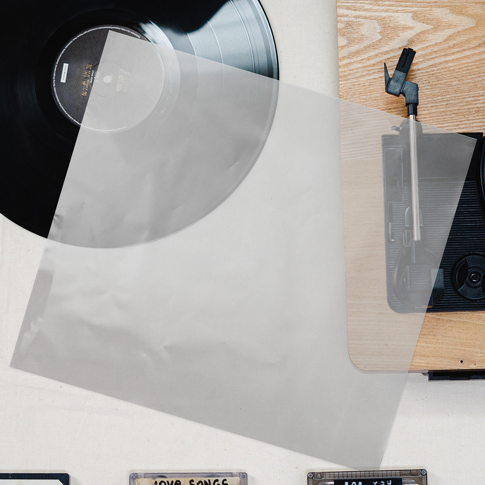 CTIRCHIU Fingerprint Resistant Record Sleeves Outer Vinyl Record ...