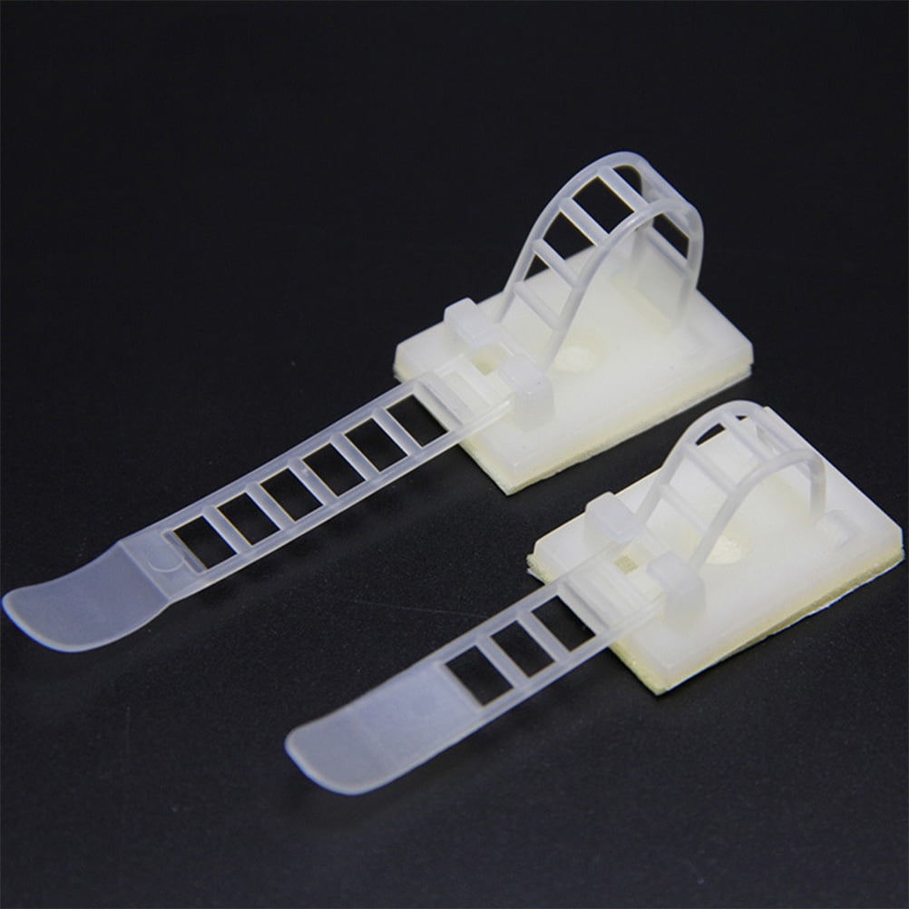 CTIRCHIU 50Pcs Self Adhesive Cable Management Ties for Wires in ...