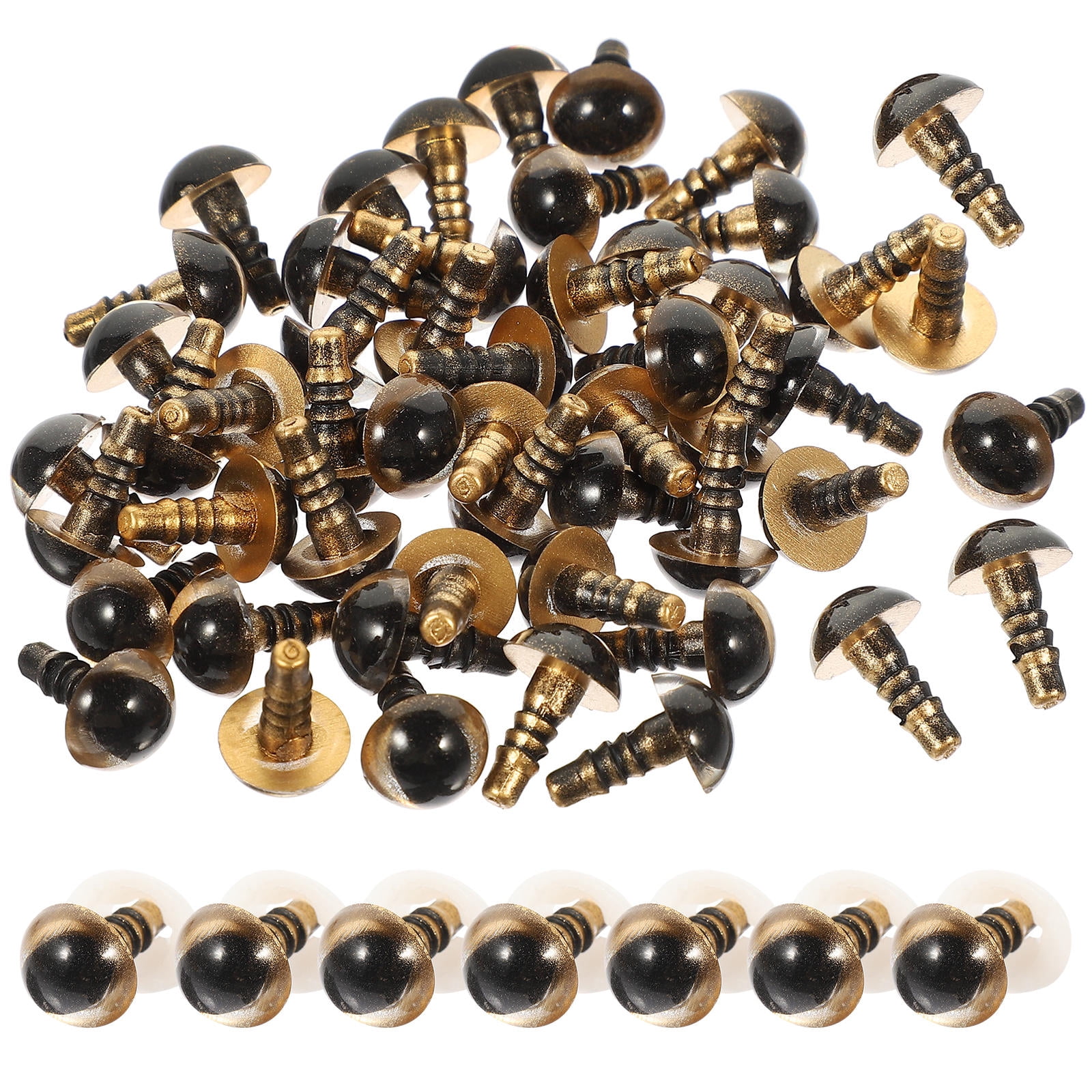 CTIRCHIU Craft Supplies Eyes Doll Eyes Golden 50Pcs - Walmart.com