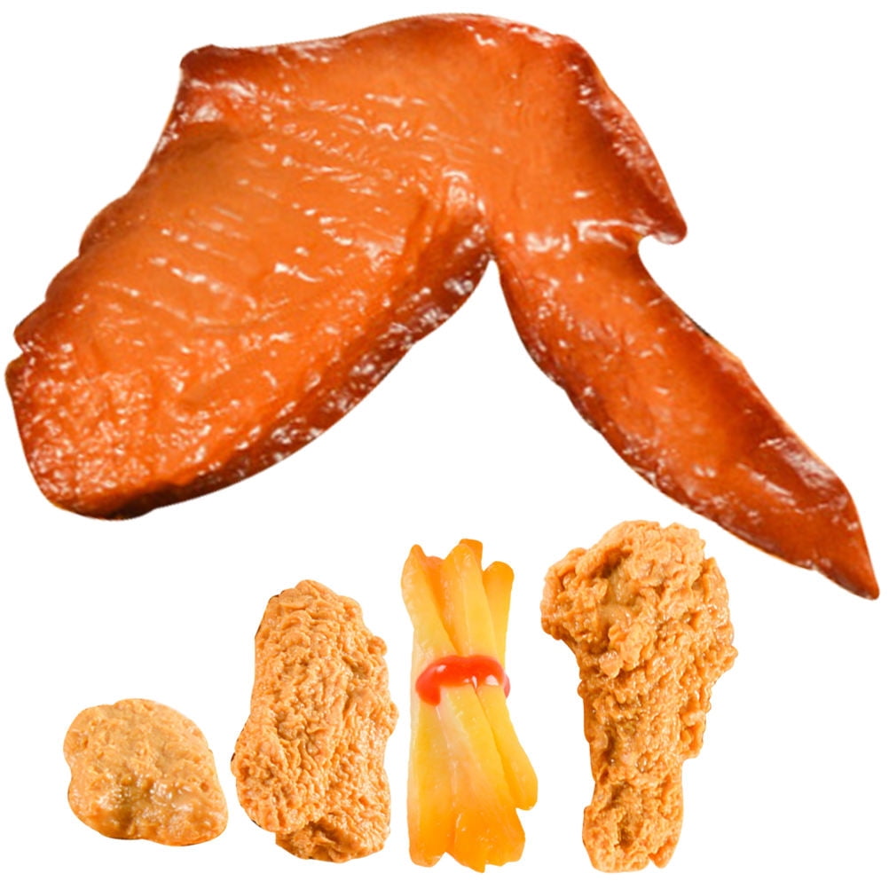 CTIRCHIU 5Pcs Faux Fried Food Imitated Food Model Chicken Leg Chicken ...