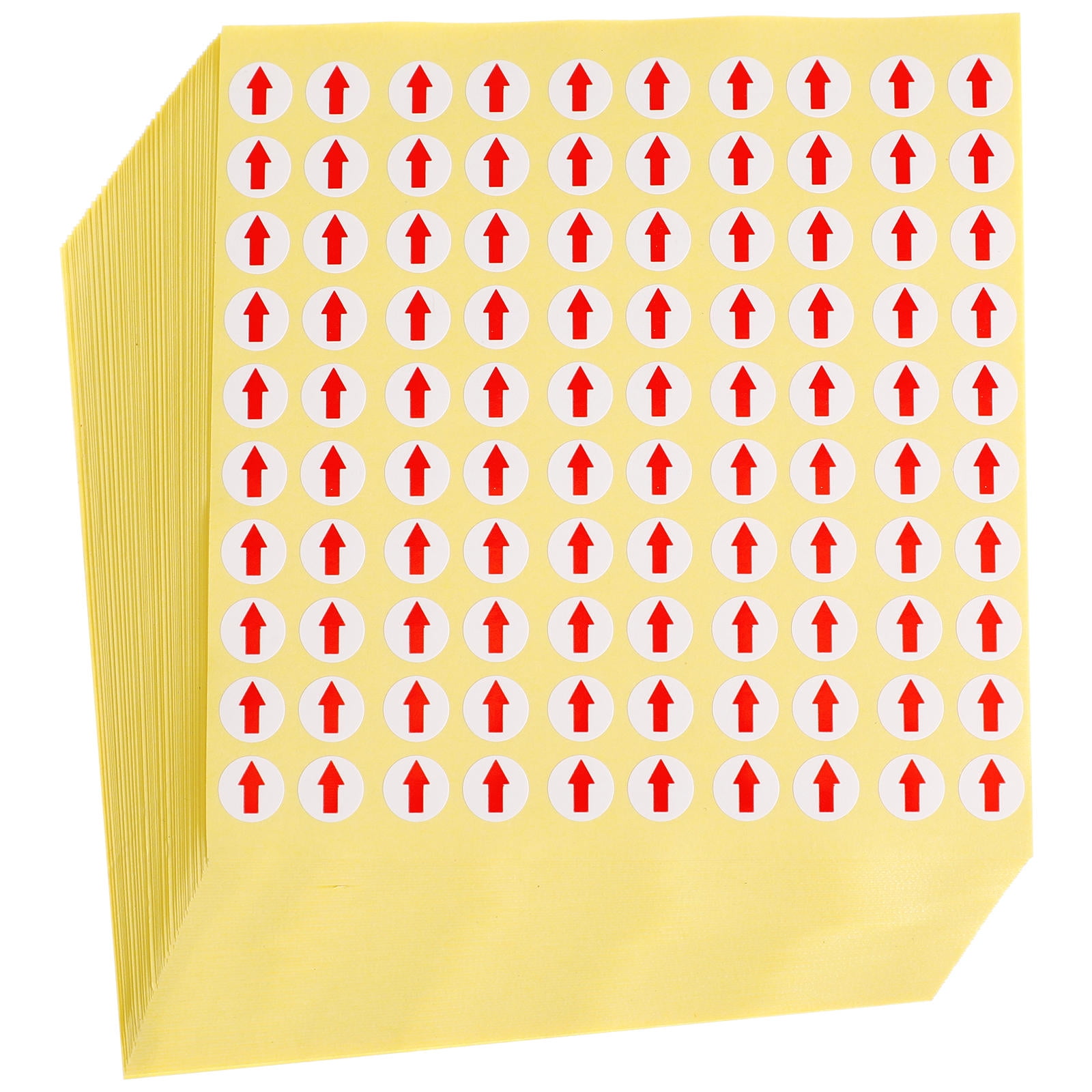 CTIRCHIU 6400Pcs Removable Red Arrow Circle Dot Labels for Store ...