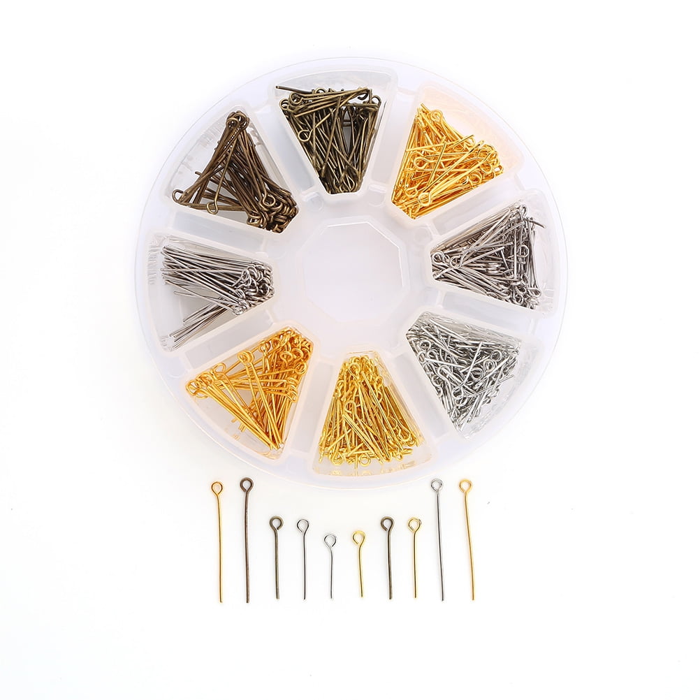 CTIRCHIU 650Pcs Iron Eye Pins for Diy Jewelry Findings and Diy Key ...