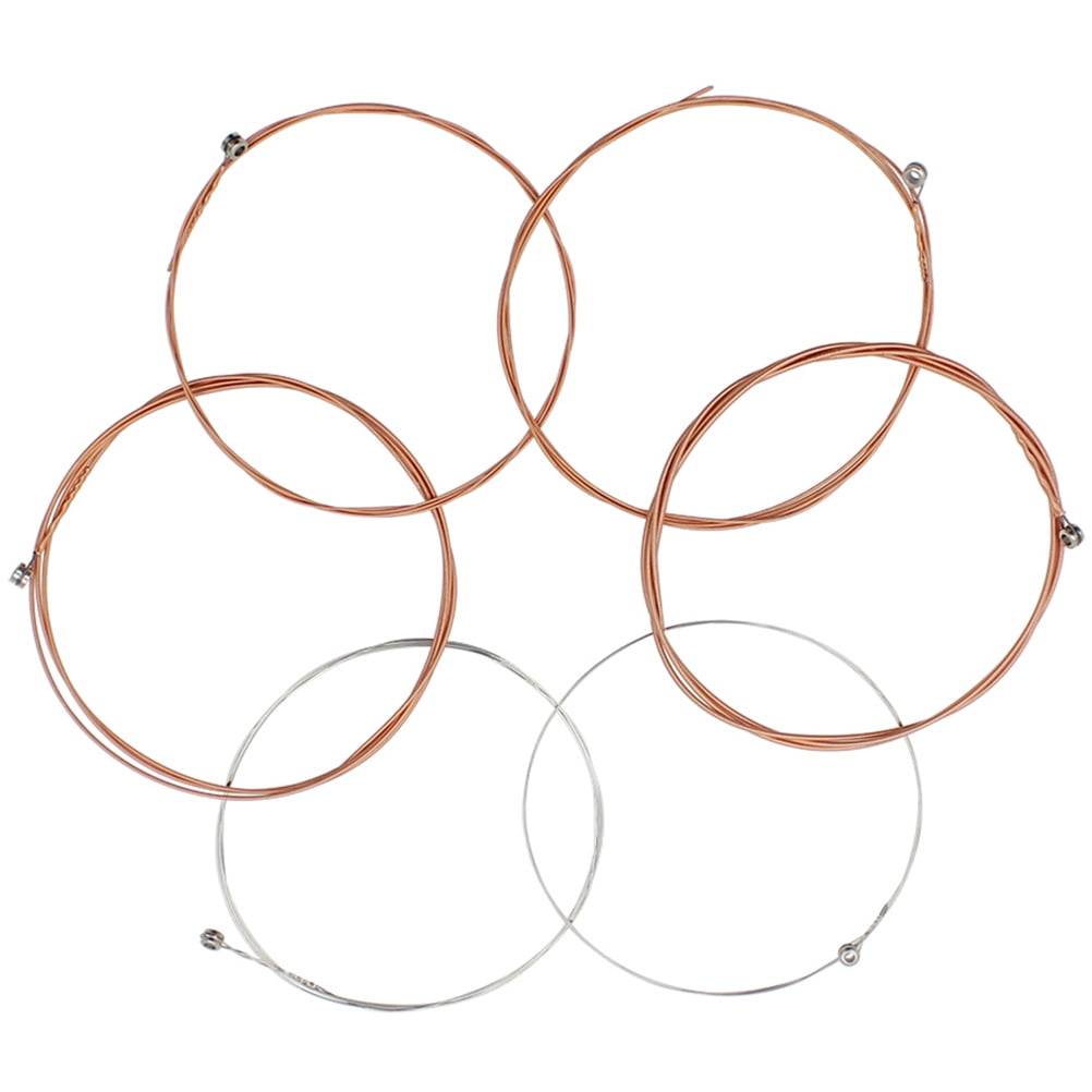 CTIRCHIU 6Pcs Guitar Strings Pack for Acoustic and Folk Guitars with ...