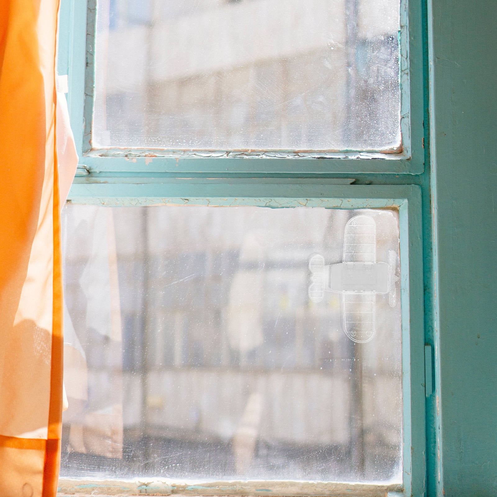 CTIRCHIU 6Pcs No Drill Transparent Sliding Window Locks Airplane Design ...