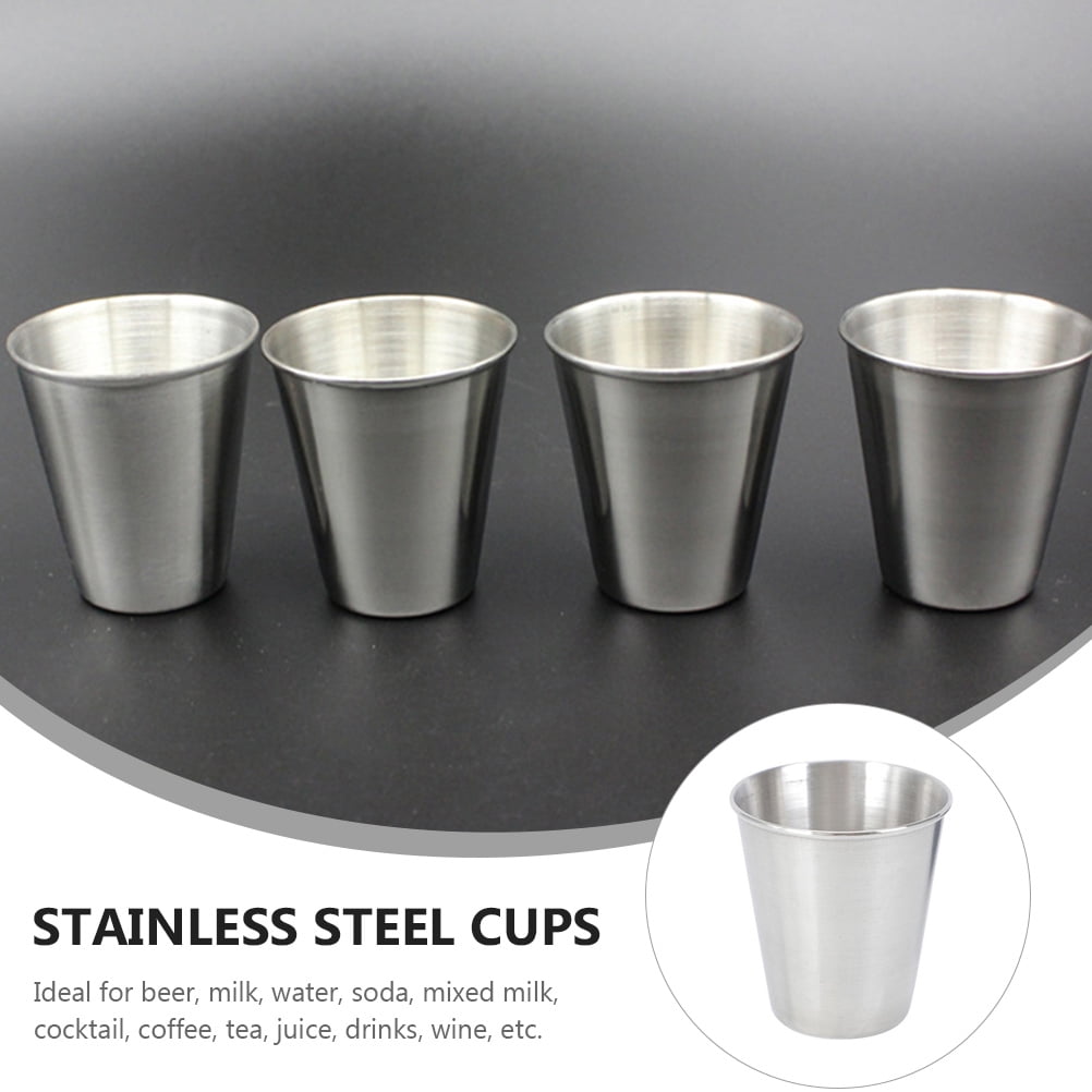 CTIRCHIU 6Pcs Stainless Steel Shot Cups for Drinkers Camping Picnic ...