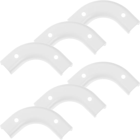 CTIRCHIU 6-Pack White Elbow Conduit Bend Clips for Pipe Brackets ...