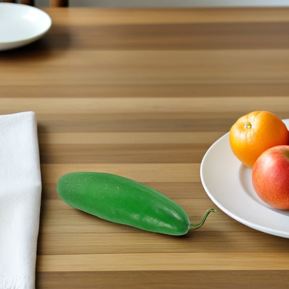 CTIRCHIU Realistic Green Artificial Cucumber Decorations, Safe Material ...