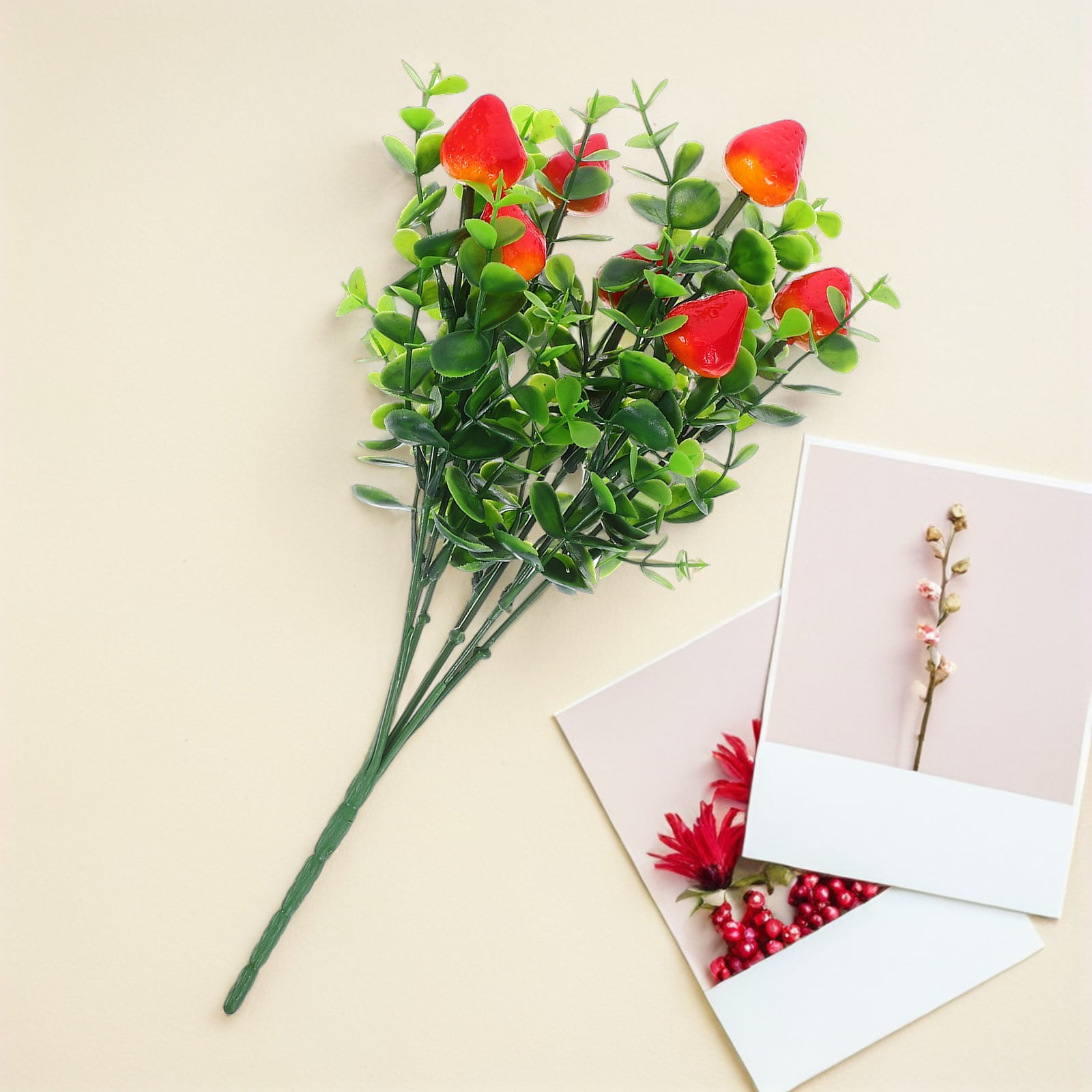 CTIRCHIU 8Pcs Faux Eucalyptus Picks Plastic Home Decoration for ...