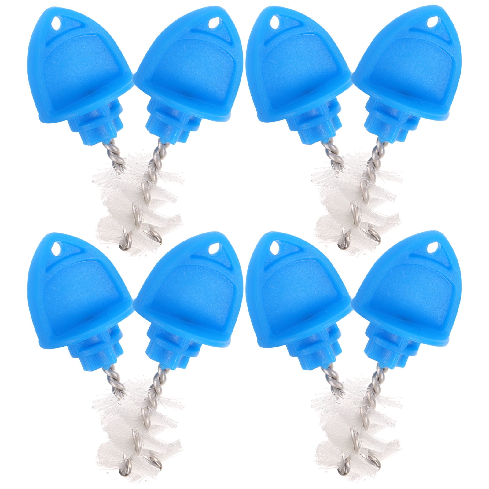 CTIRCHIU 8Pcs Beer Plugs Tap Brush Blue Cylindrical Plastic Stainless ...