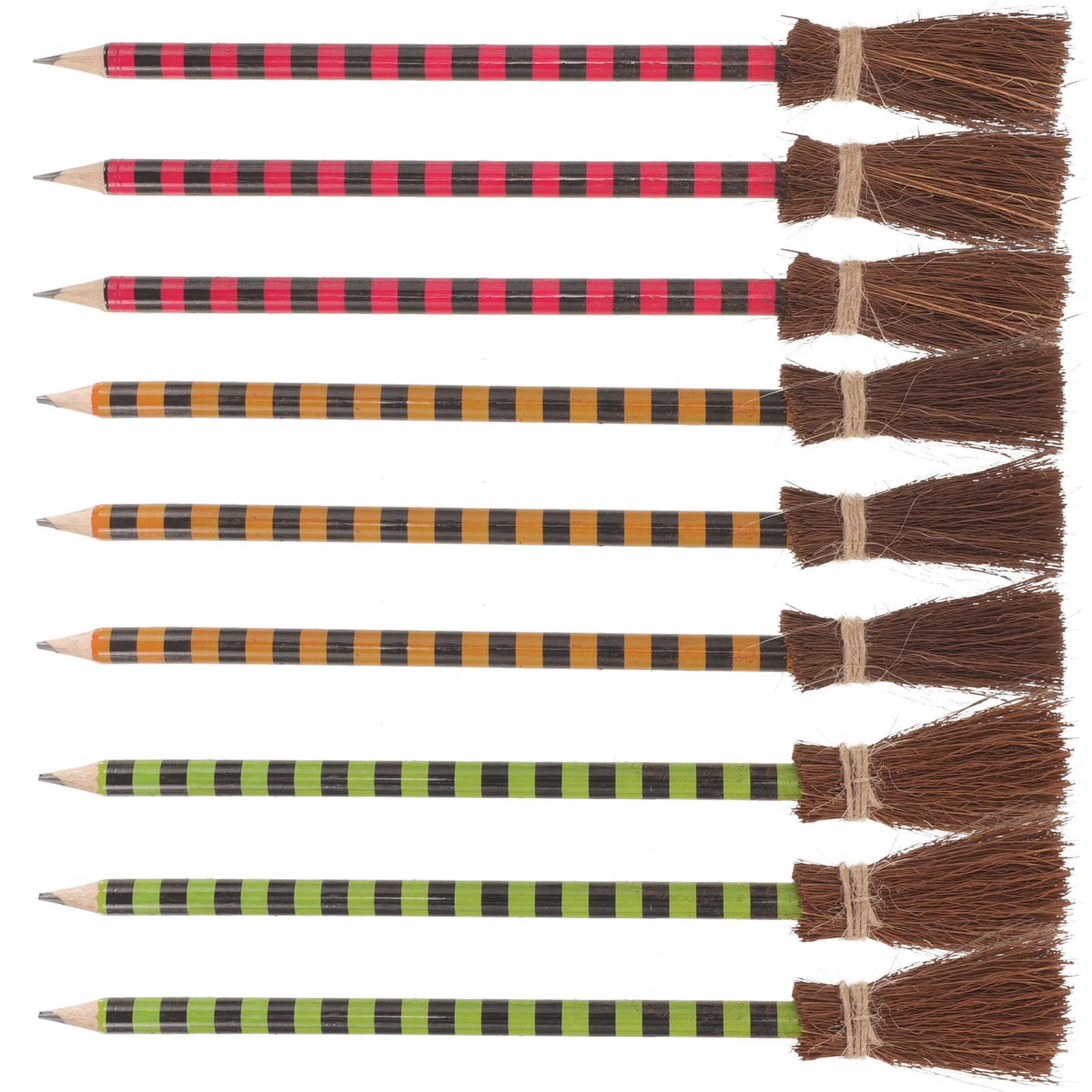 CTIRCHIU 9Pcs Broom Pencils Assorted Color For Calligraphy And ...