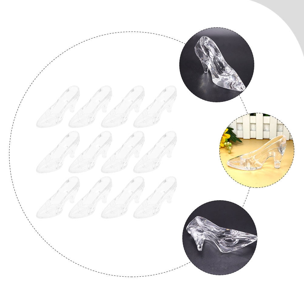 CTIRCHIU Acrylic Resin Shoe Decor 24Pack 9.5x5.5x5.5in for High Heel ...