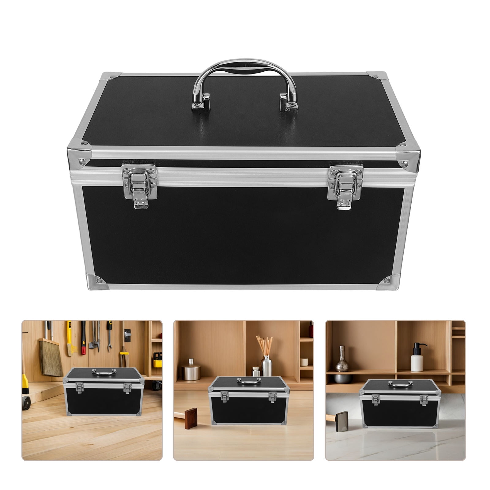CTIRCHIU Aluminum Hard Case Storage for Small Parts and Tools Box 1Pack ...