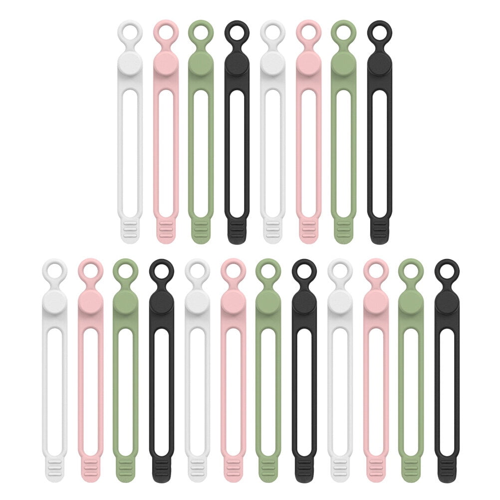 CTIRCHIU Cable Organizer Ties 20Pcs for Charging Cable Management in ...
