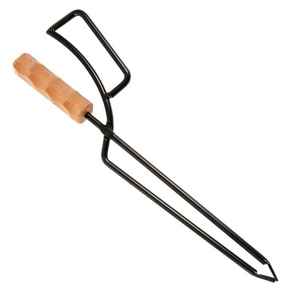 CTIRCHIU Campfire Tongs for Grill and Camping Fire Pit, Iron Barbecue Tool Set for Men and Women ...