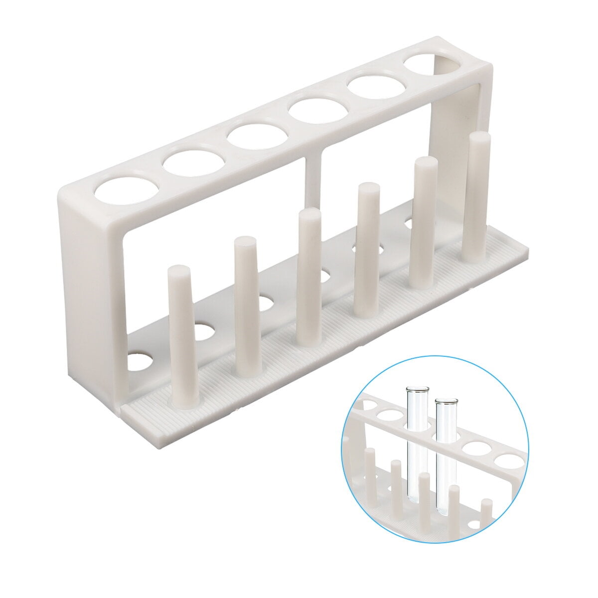CTIRCHIU Chemistry Test Tube Holder Plastic Rectangular Science Lab ...