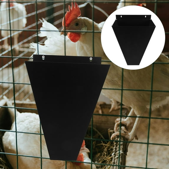 CTIRCHIU Chicken Processing Cone for Home Use Black Metal Funnel with ...