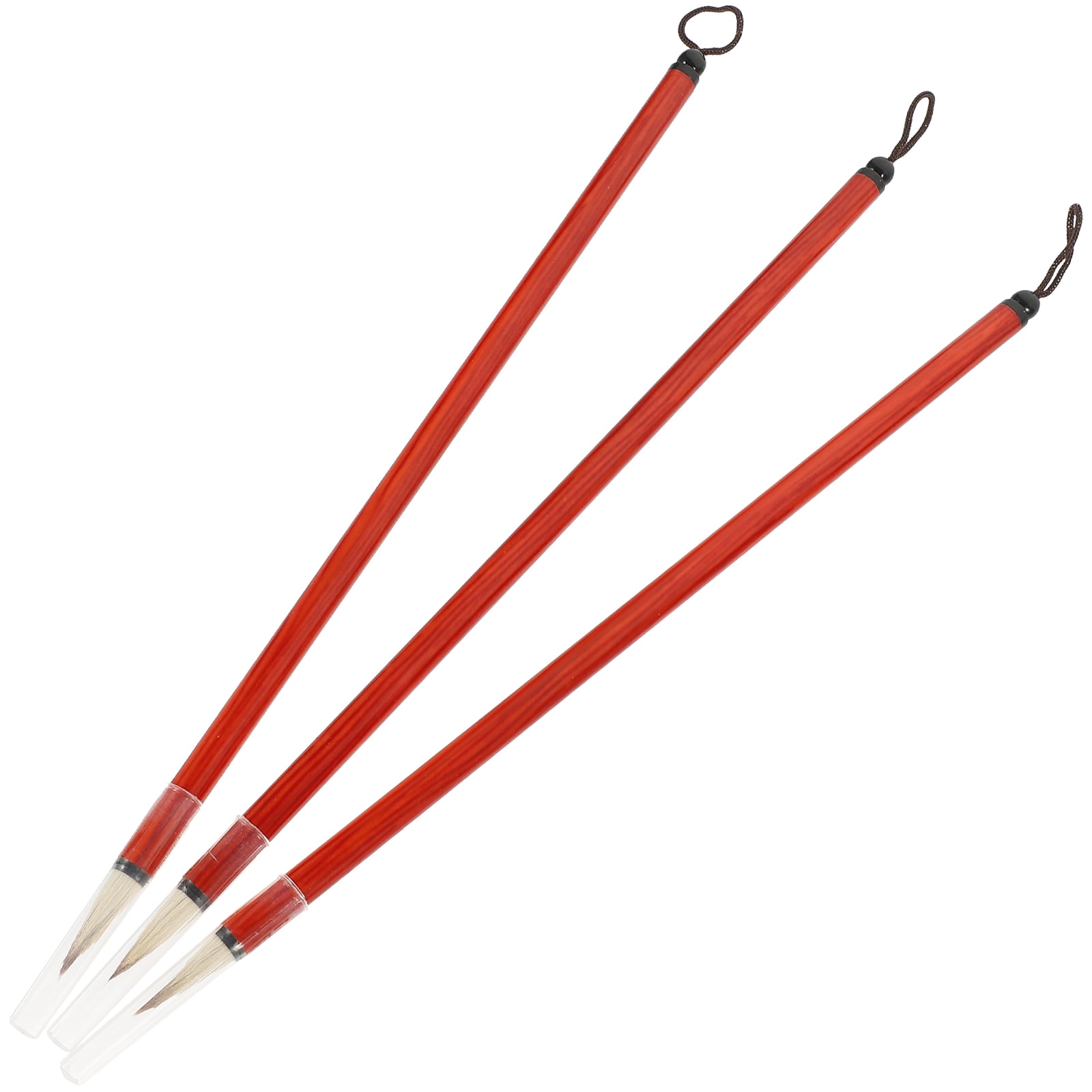 CTIRCHIU Set of 3 Brown Professional Brushes for Back to School Art and ...
