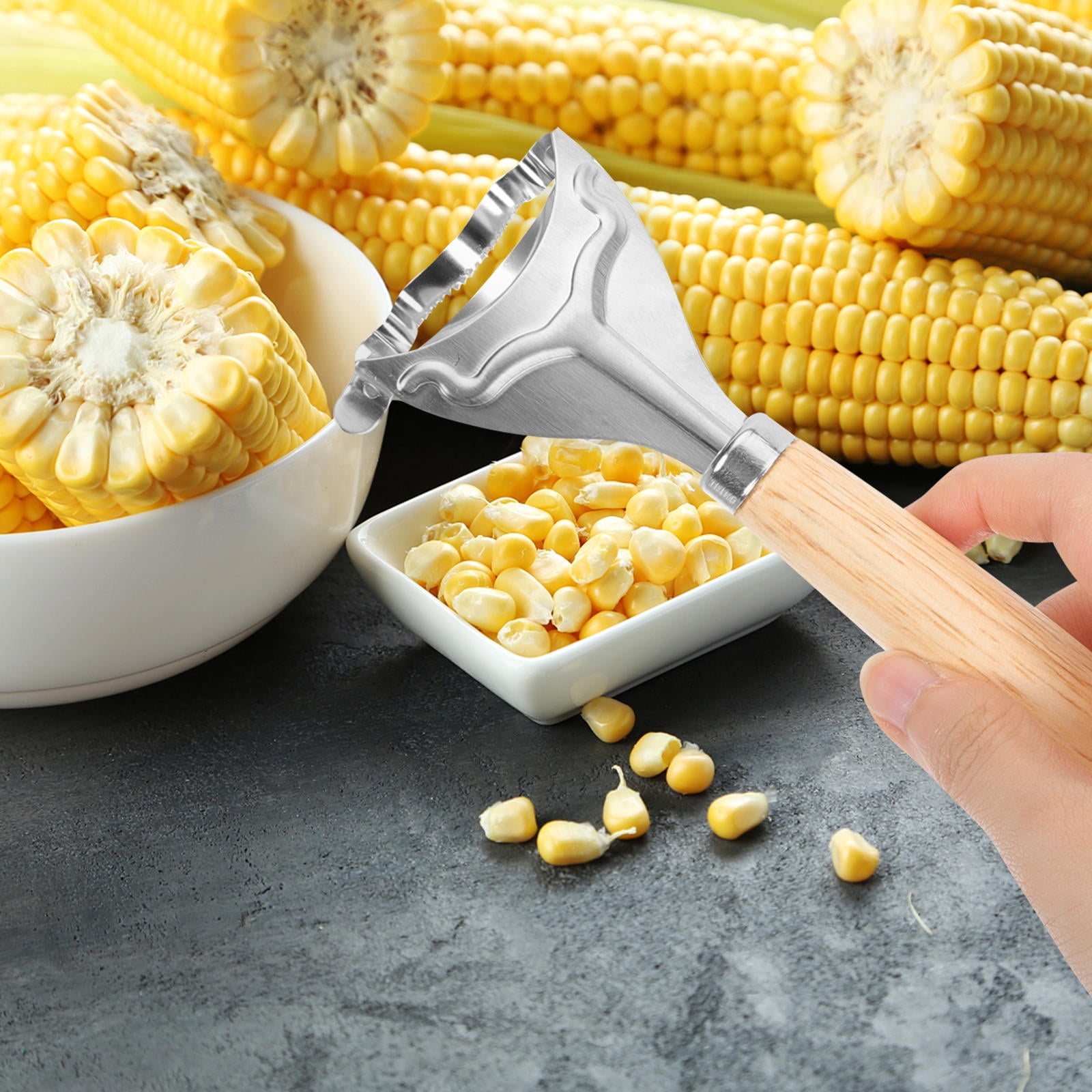 CTIRCHIU Portable Corn Remover Set, 2 Pieces Corn Cutters in Assorted ...