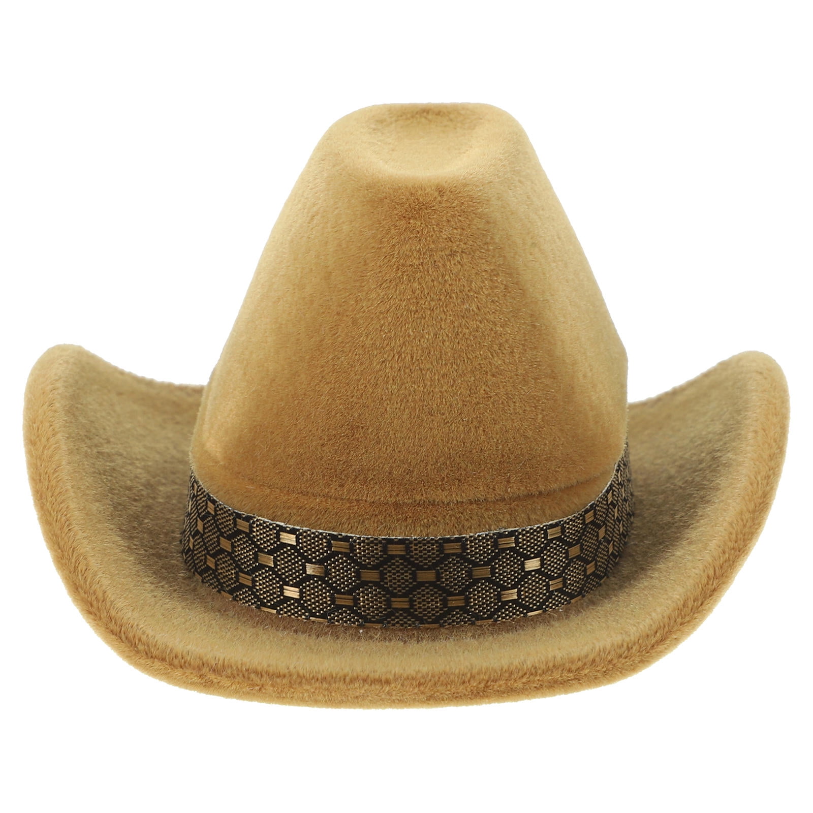 CTIRCHIU Cowboy Hat Shape Ring Box 1Set Khaki Material for Valentine's ...