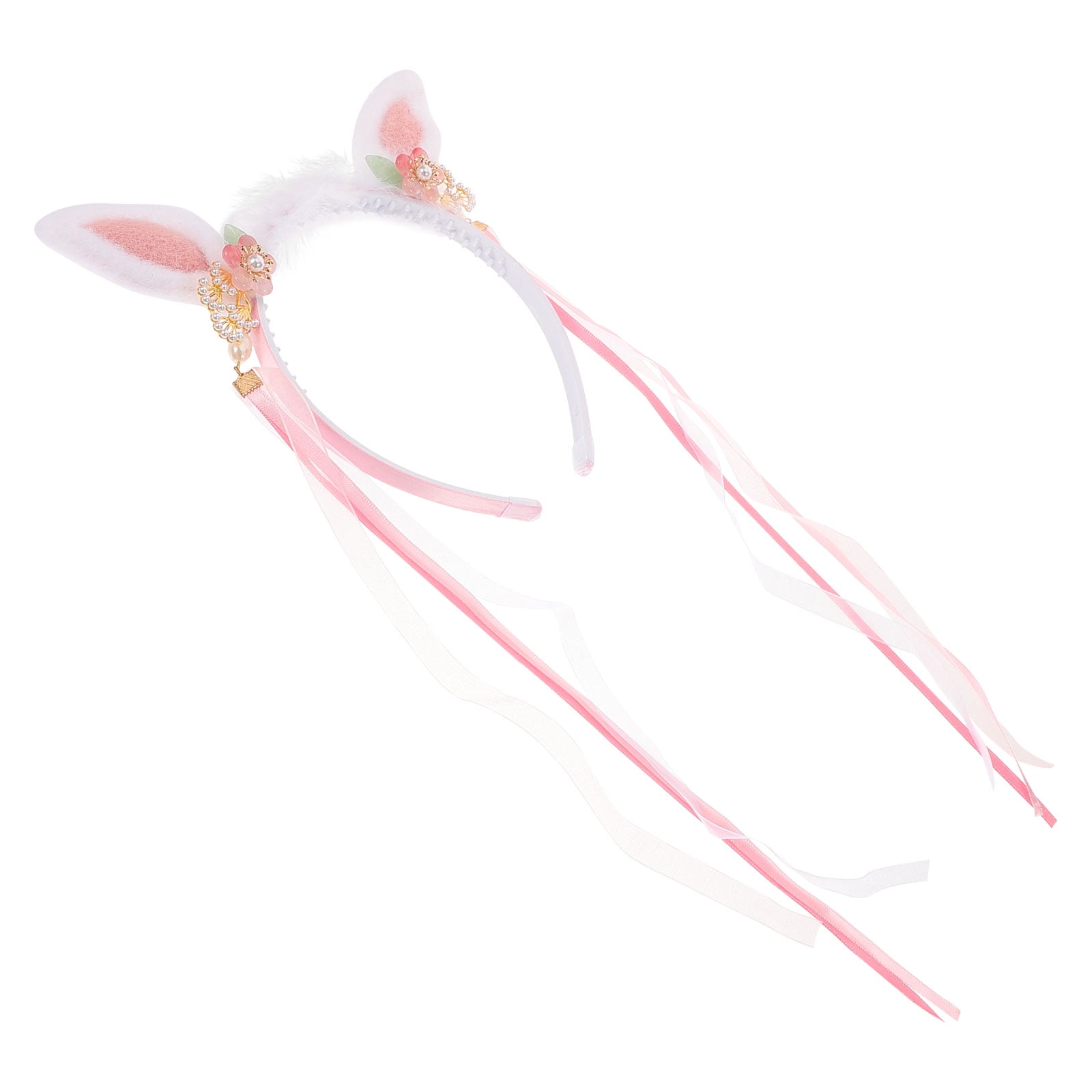 CTIRCHIU Cute Bunny Headband Round Ears Masquerade Festivals Families ...