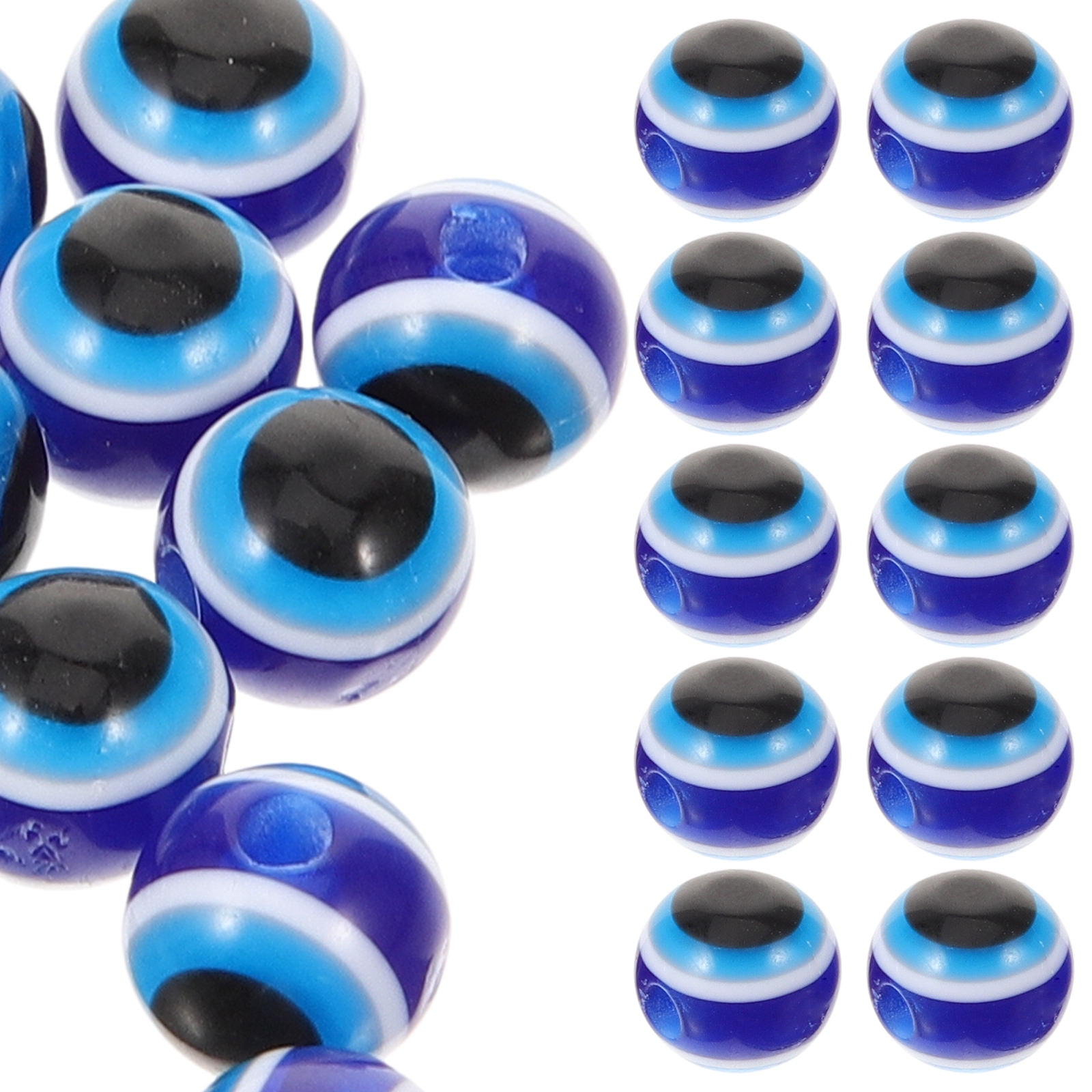 CTIRCHIU Dark Blue Resin Beads for Jewelry Making and Decoration 100pcs ...