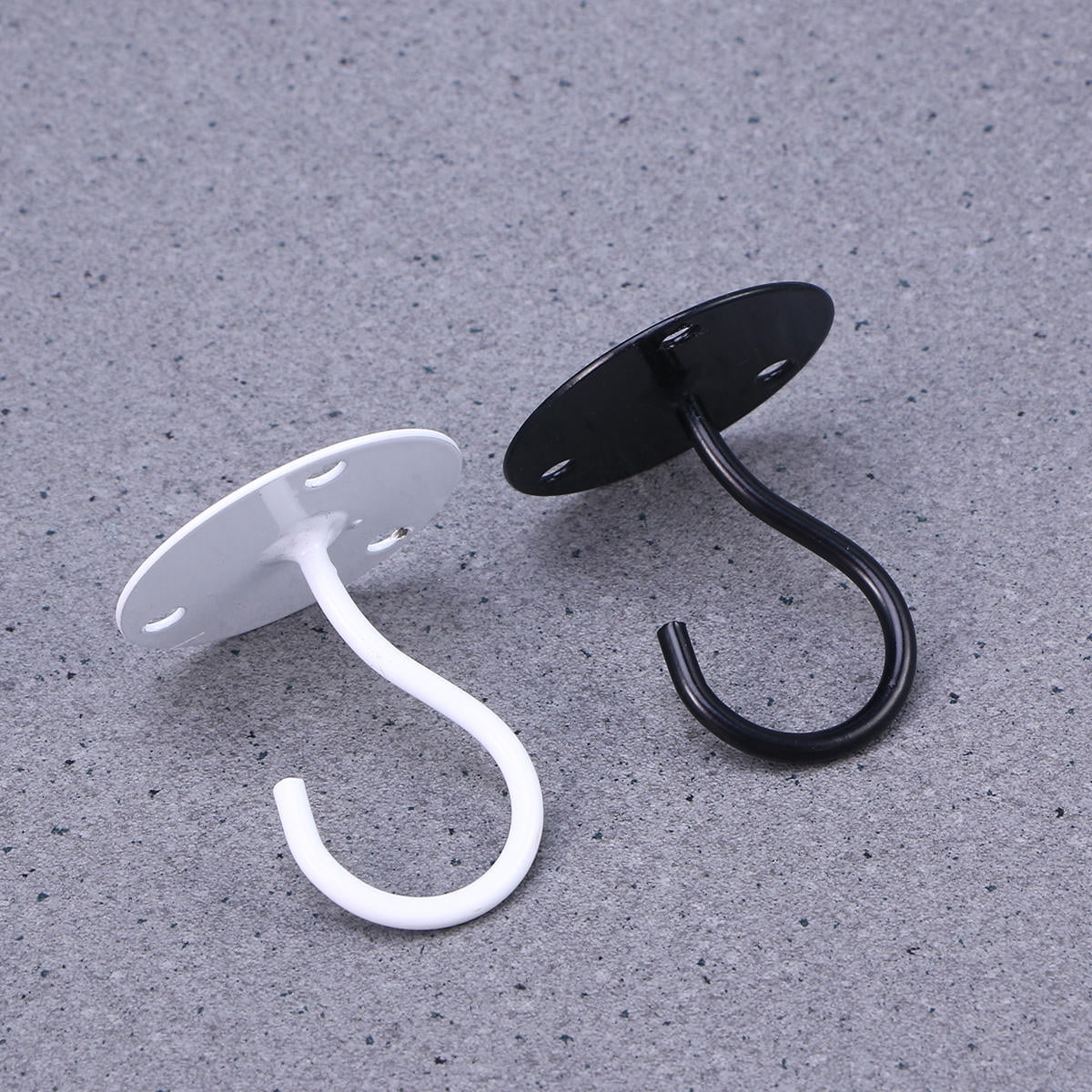 CTIRCHIU White Iron Overhead Hook Small Elephant Trunk Shape for ...
