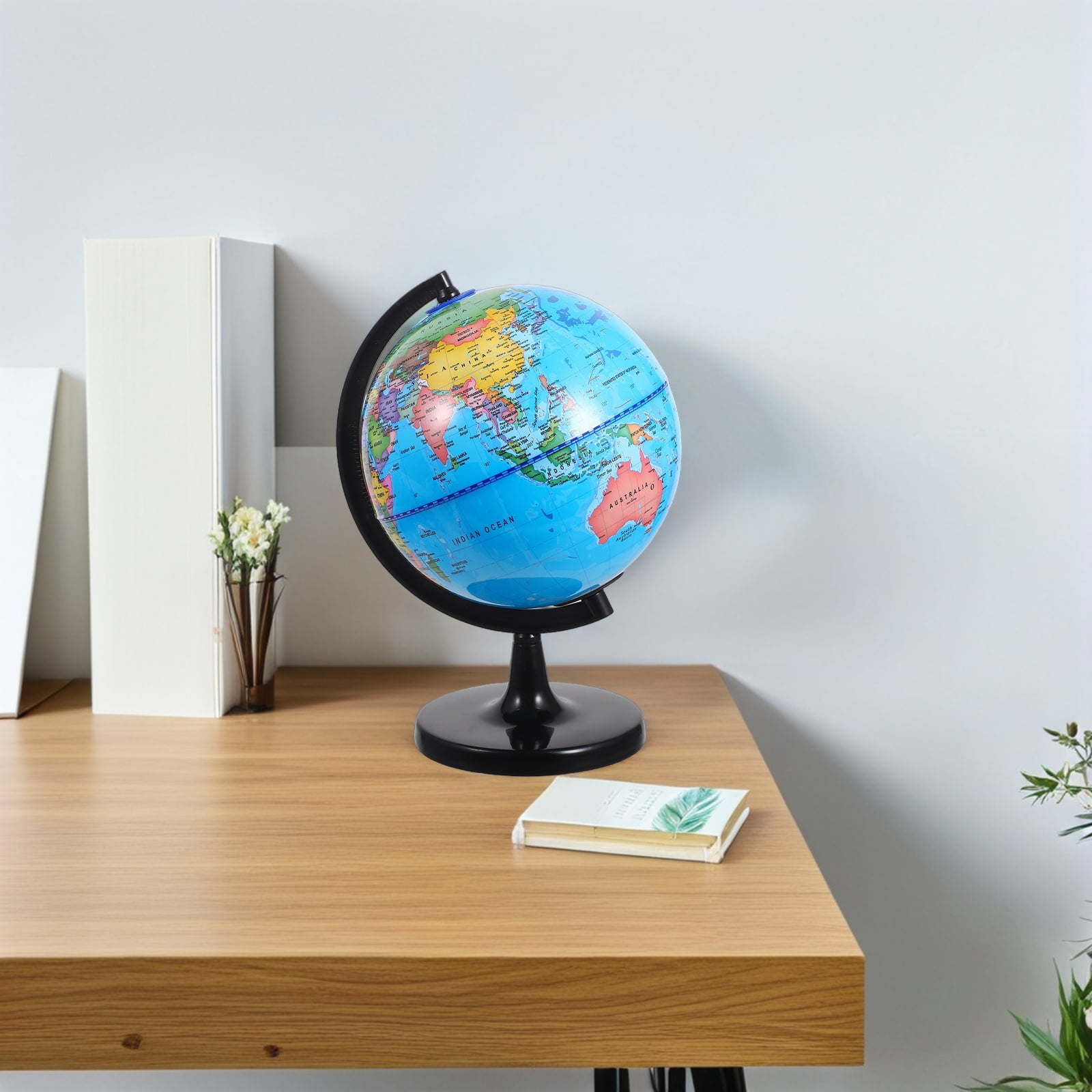 CTIRCHIU Decorative World Globe with Stable Base and Clear Printing ...