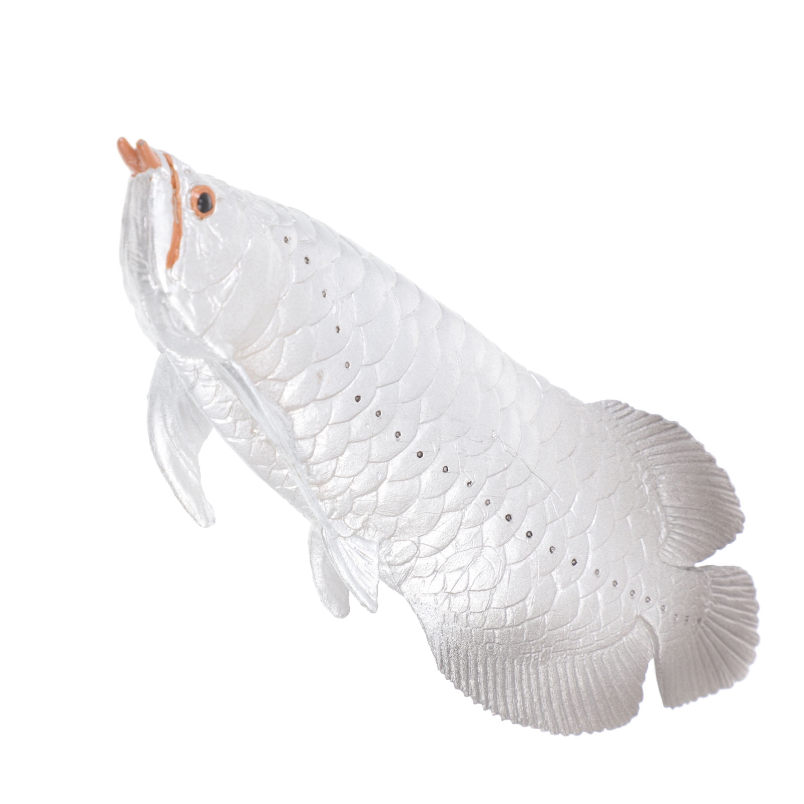 CTIRCHIU Fake Fish Prop Fish Shape Ornament Plastic Silver 1Pcs Photo ...