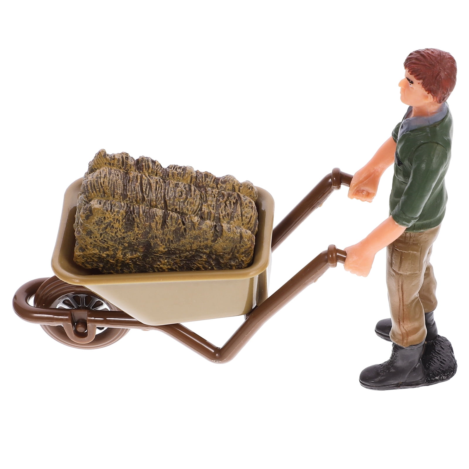 CTIRCHIU Farm Plaything Model Toy Realistic Design Trolley Figure ...