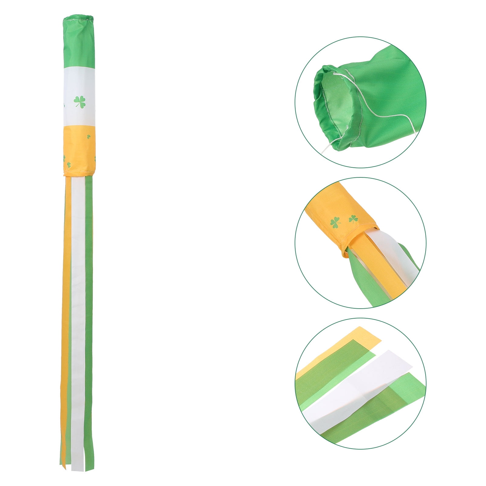 CTIRCHIU Green Polyester St Patricks Day Windsock for Outdoor Garden ...