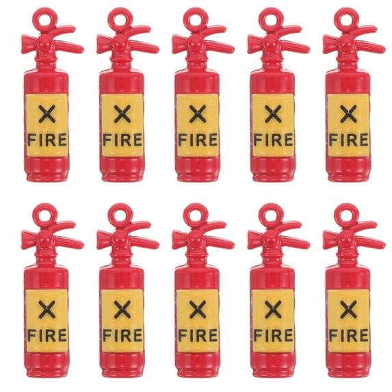 CTIRCHIU Fire Extinguisher Diy Crafts Fireman Pendant Crafts for ...
