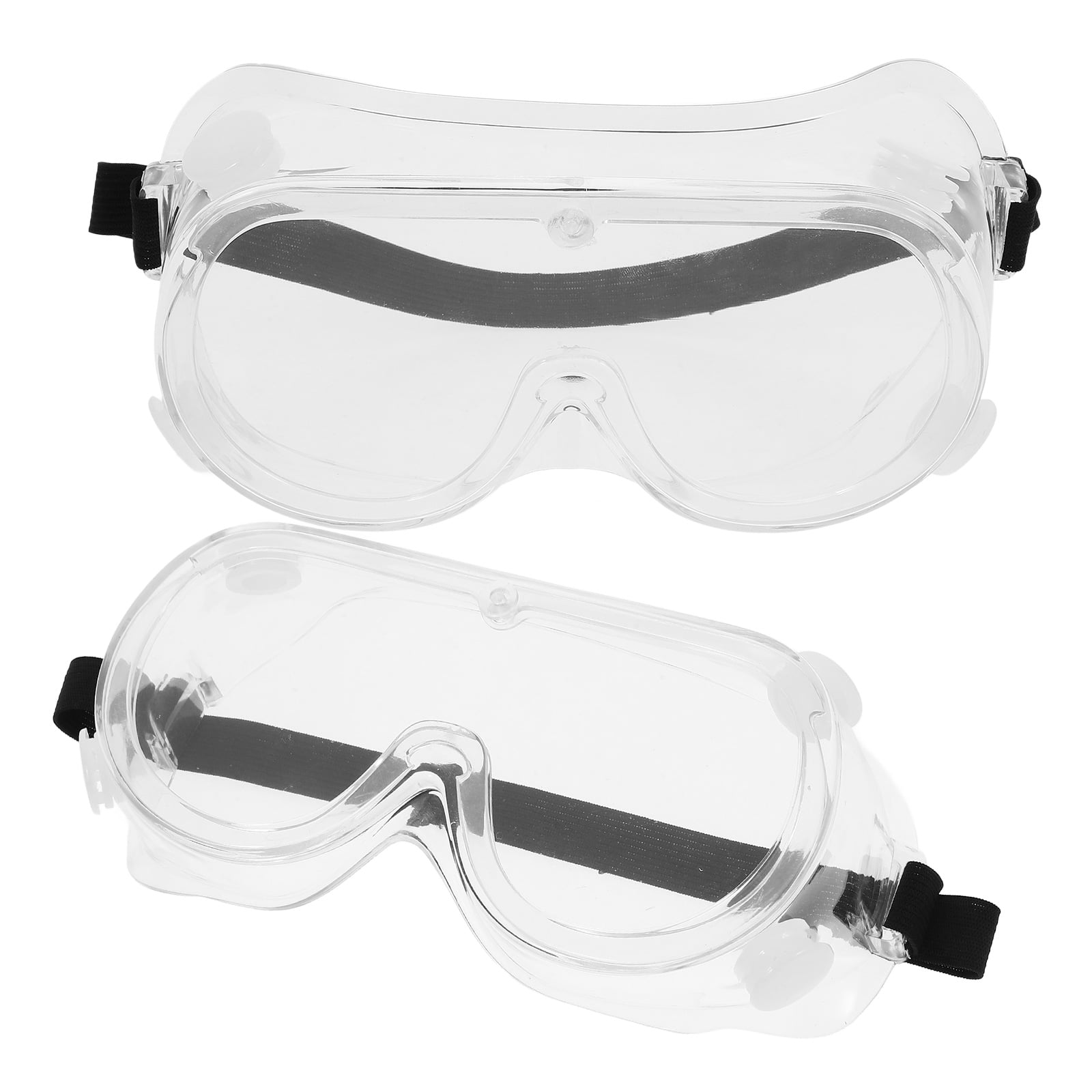 CTIRCHIU Goggles Plastic Round Safety Eyewear 2Set - Walmart.com