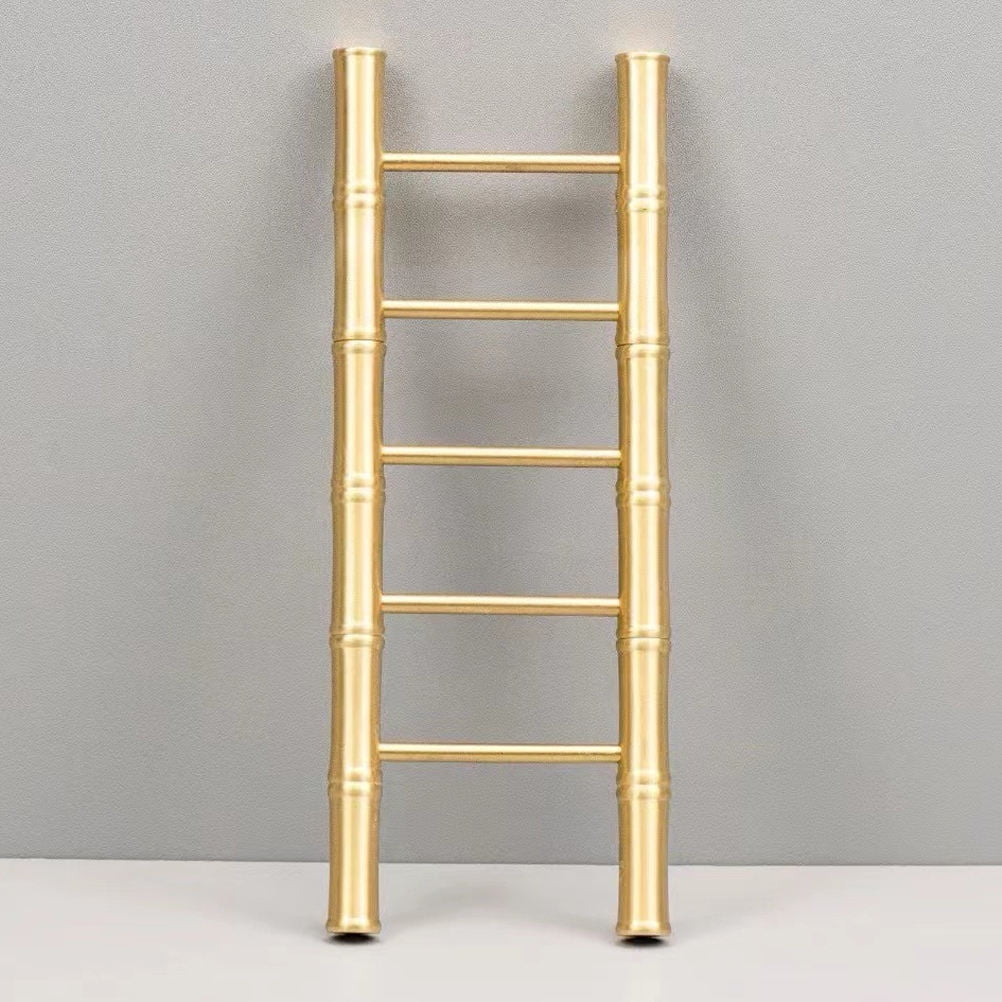 CTIRCHIU Golden Brass Ladder Figurine for Decor with Delicate Retro ...