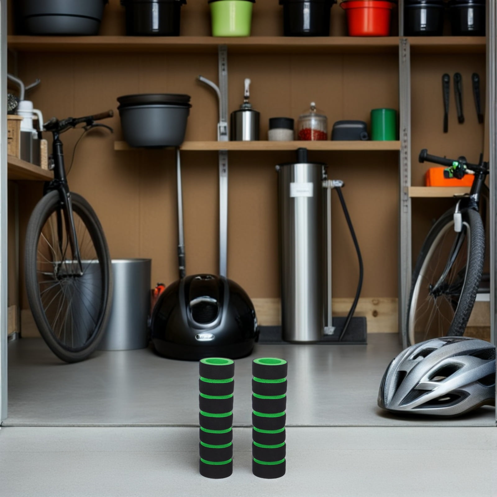 CTIRCHIU Handlebar Grips for Bicycle Foam NonSlip Grips Most Bike Types with Vibration ...