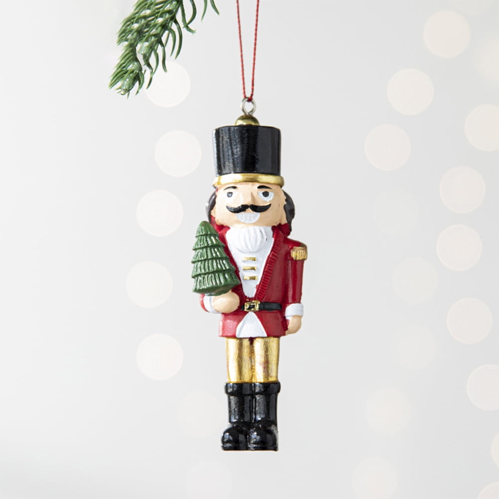 CTIRCHIU Decorative Nutcrackers 1Set Resin Nutcracker Hanging Ornaments ...