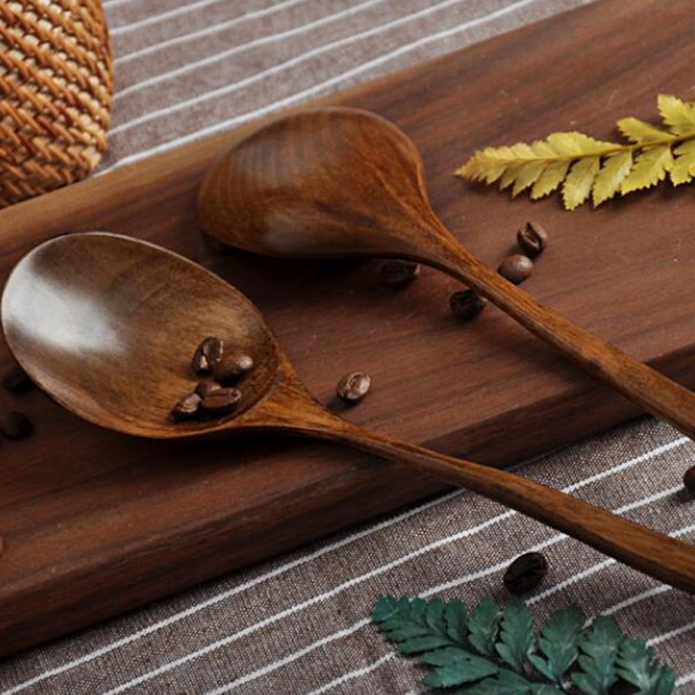 CTIRCHIU Wooden Rice Scoop with Handle, Soup Spoon for , 1 Piece ...