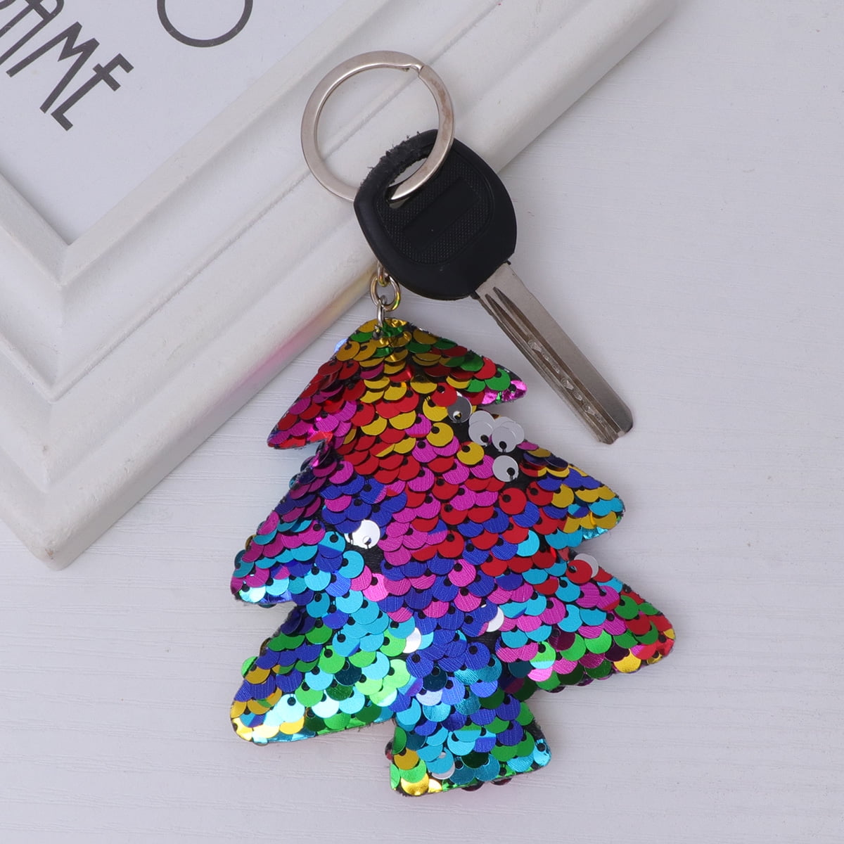 CTIRCHIU Multi Color Sequin Keychains for Girls and Women's Perfect for ...