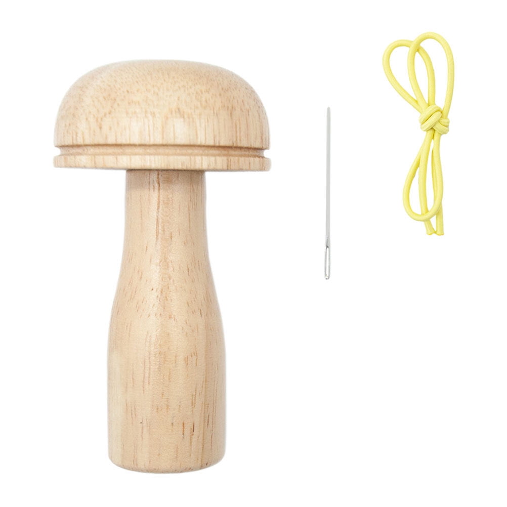CTIRCHIU 1Set Traditional Wooden Darning Mushroom Tool Easy Use ...