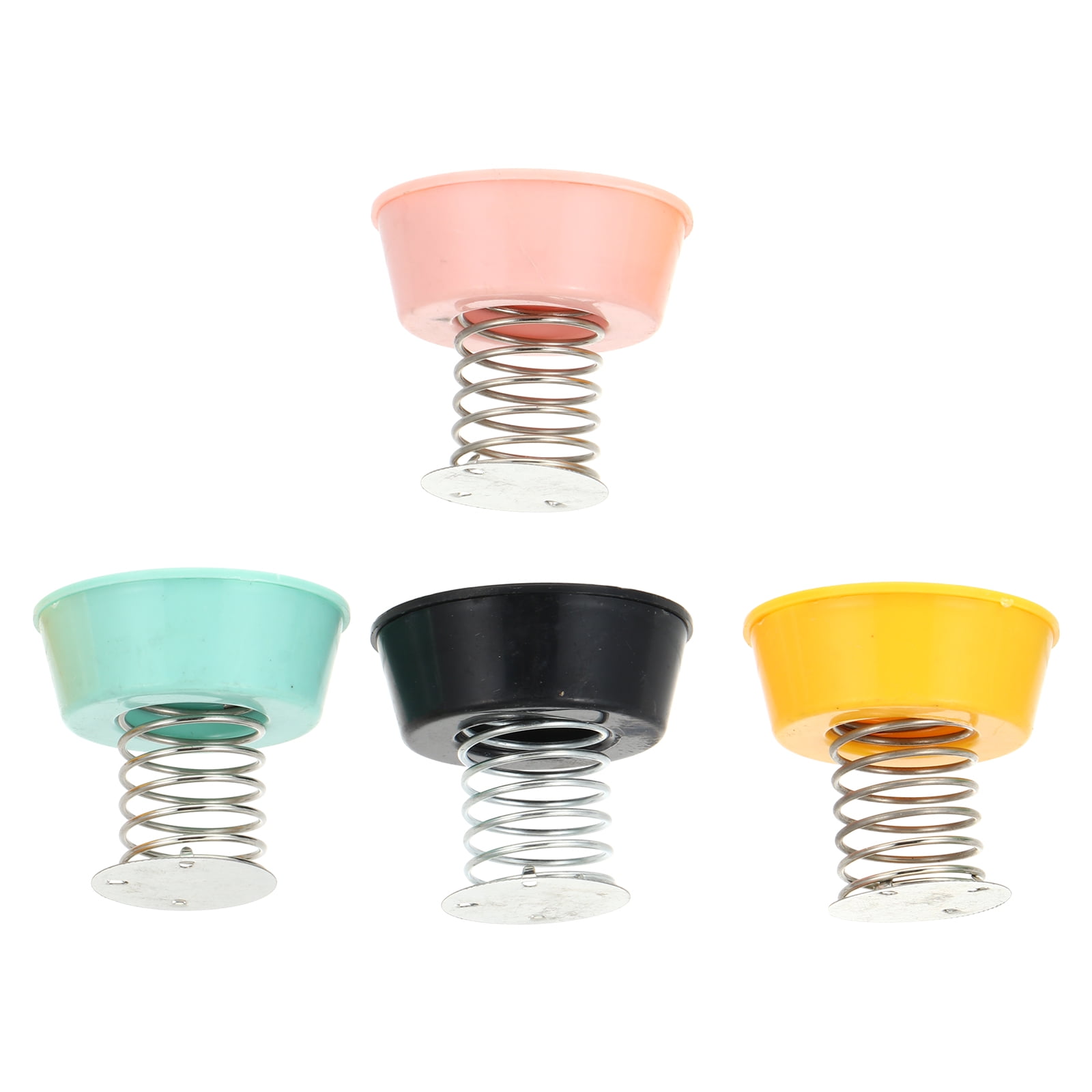 CTIRCHIU Orange Iron Plastic Spring Base for DIY Projects 4PCS ...