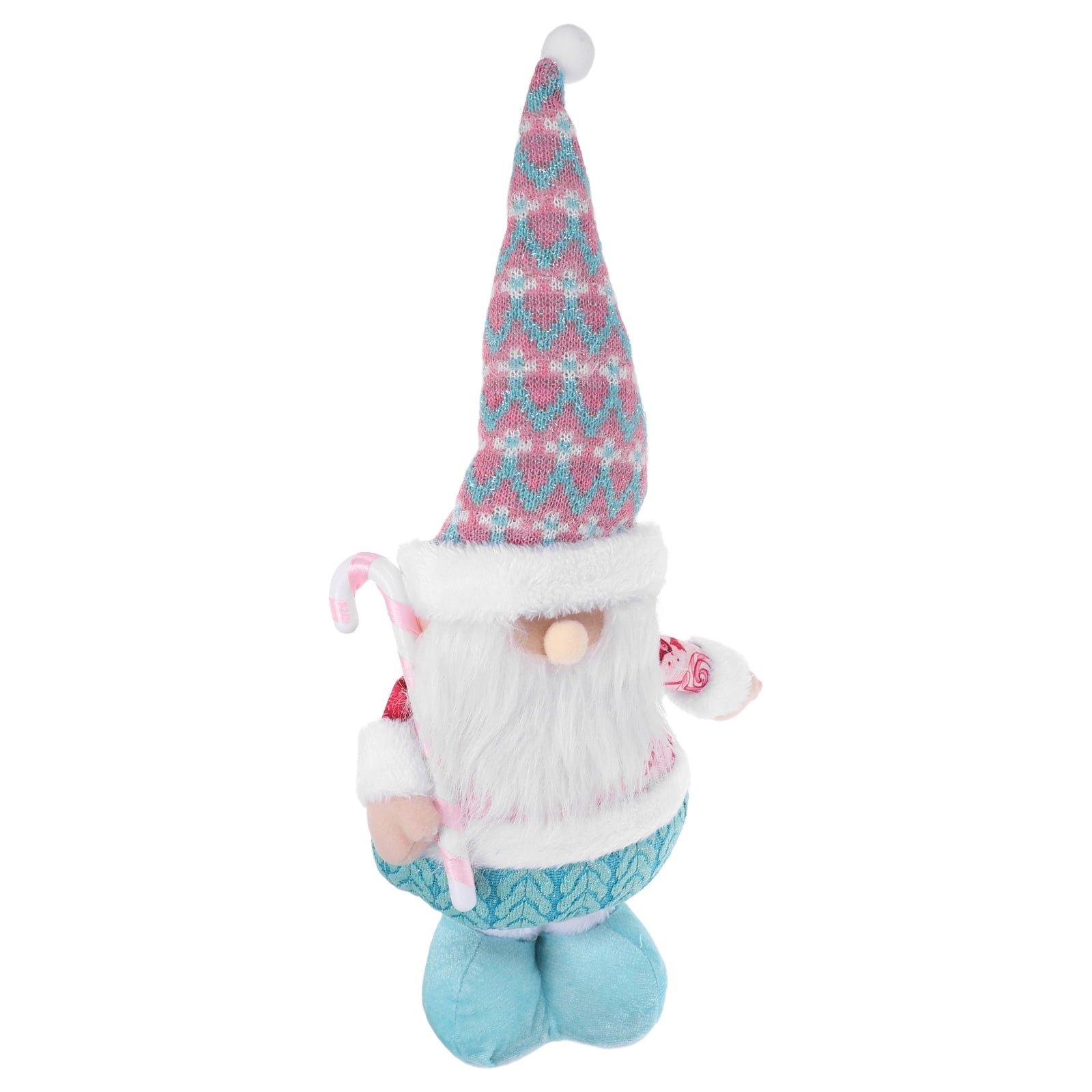 CTIRCHIU Pink Standing Santa Claus Figurine Unique Telescopic Design ...