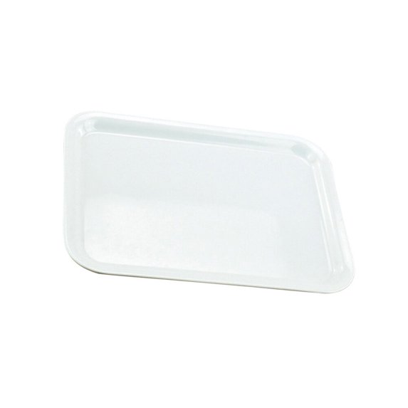 CTIRCHIU Plastic Serving Tray White Rectangular Design for Storage and ...